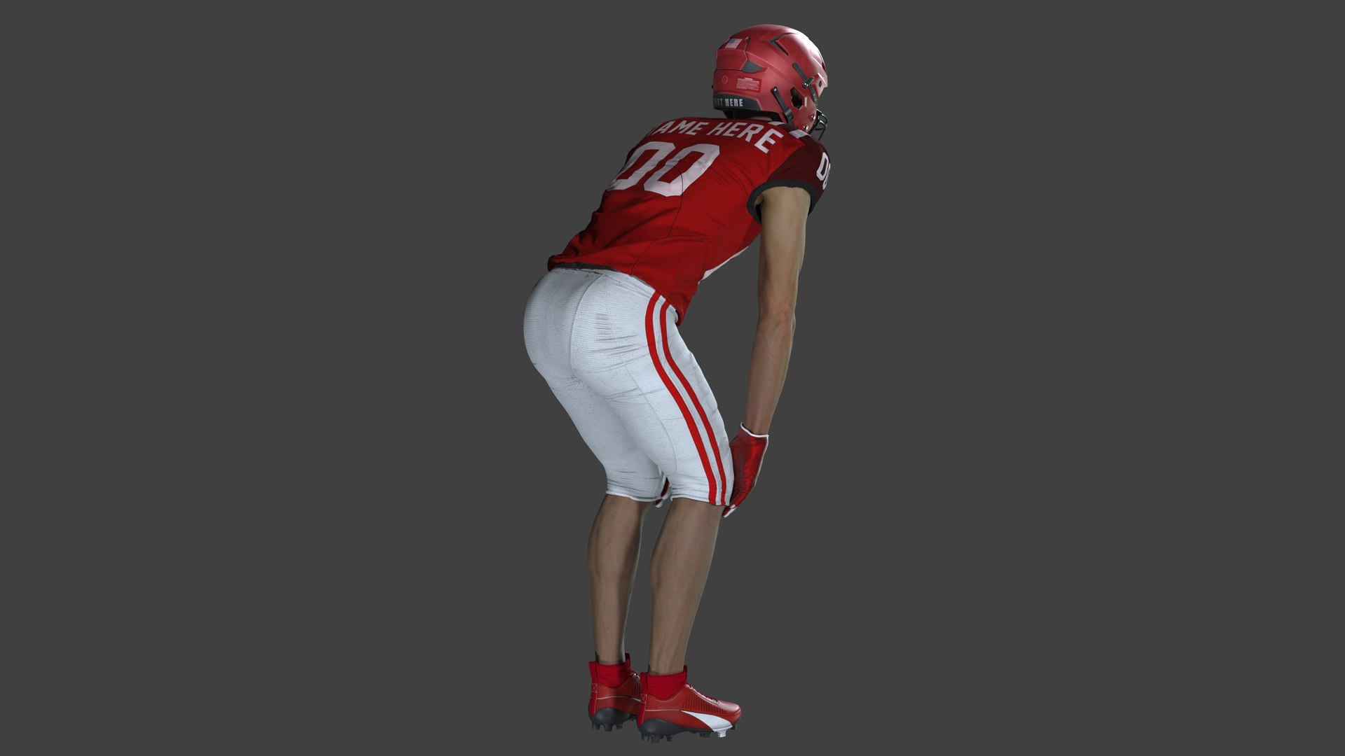 3D American Football Player - TurboSquid 2085732