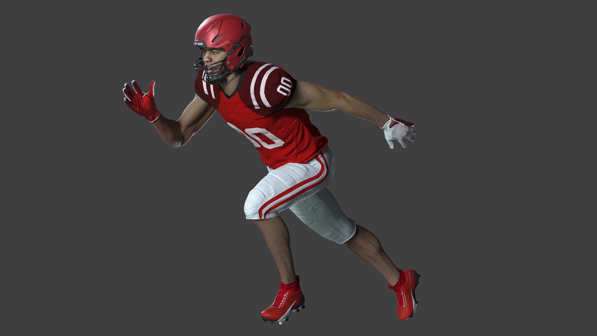 3D American Football Player - TurboSquid 2085732