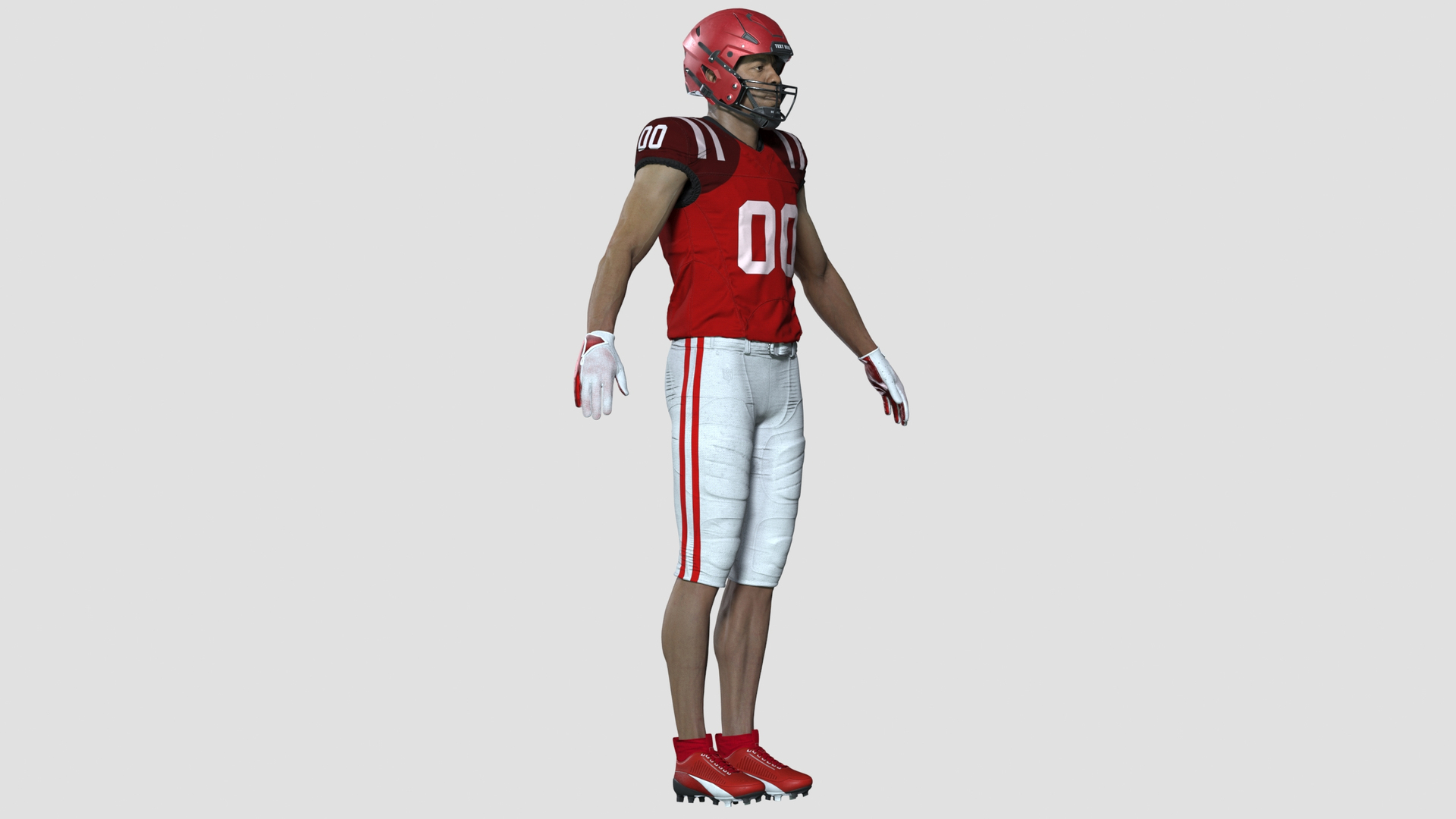 3D American Football Player - TurboSquid 2085732