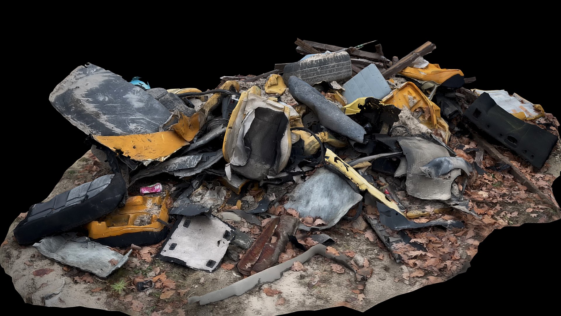 Car Trash Parts Debris Pile Photogrammetry 3D Model - TurboSquid 2295247