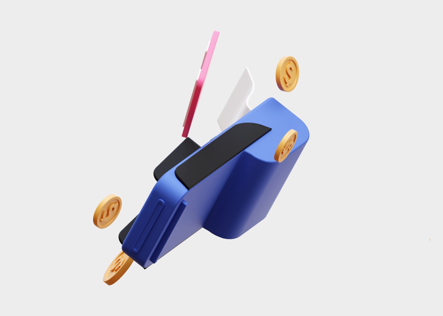 3D EDC Machine ATM 3D Illustration Model - TurboSquid 2230897