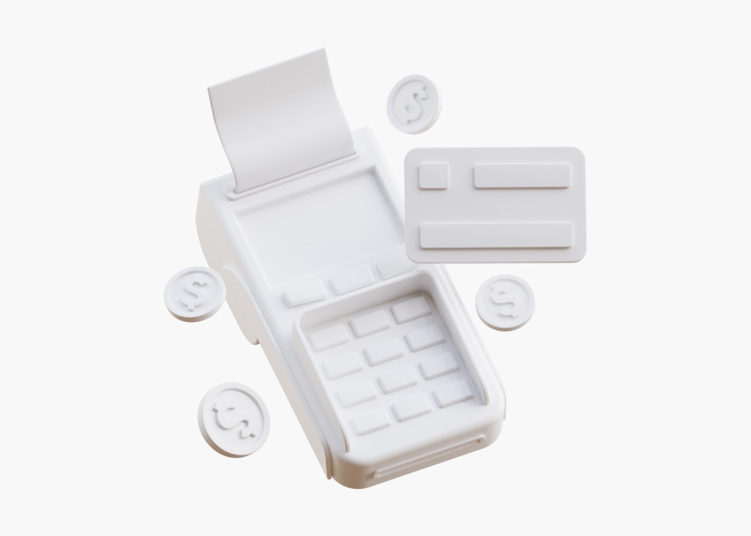 3D EDC Machine ATM 3D Illustration Model - TurboSquid 2230897