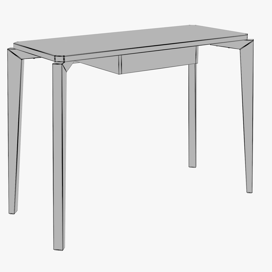 3d Model Console Table Atom 1