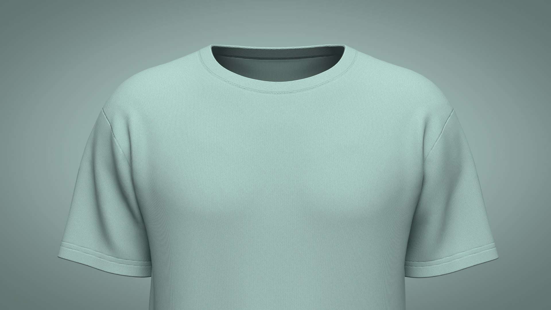 3D Premium Round Neck Tee Design Model - TurboSquid 2220697