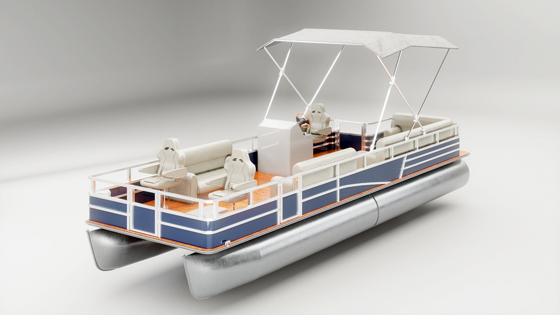 3D model Pontoon Boat - TurboSquid 2181629