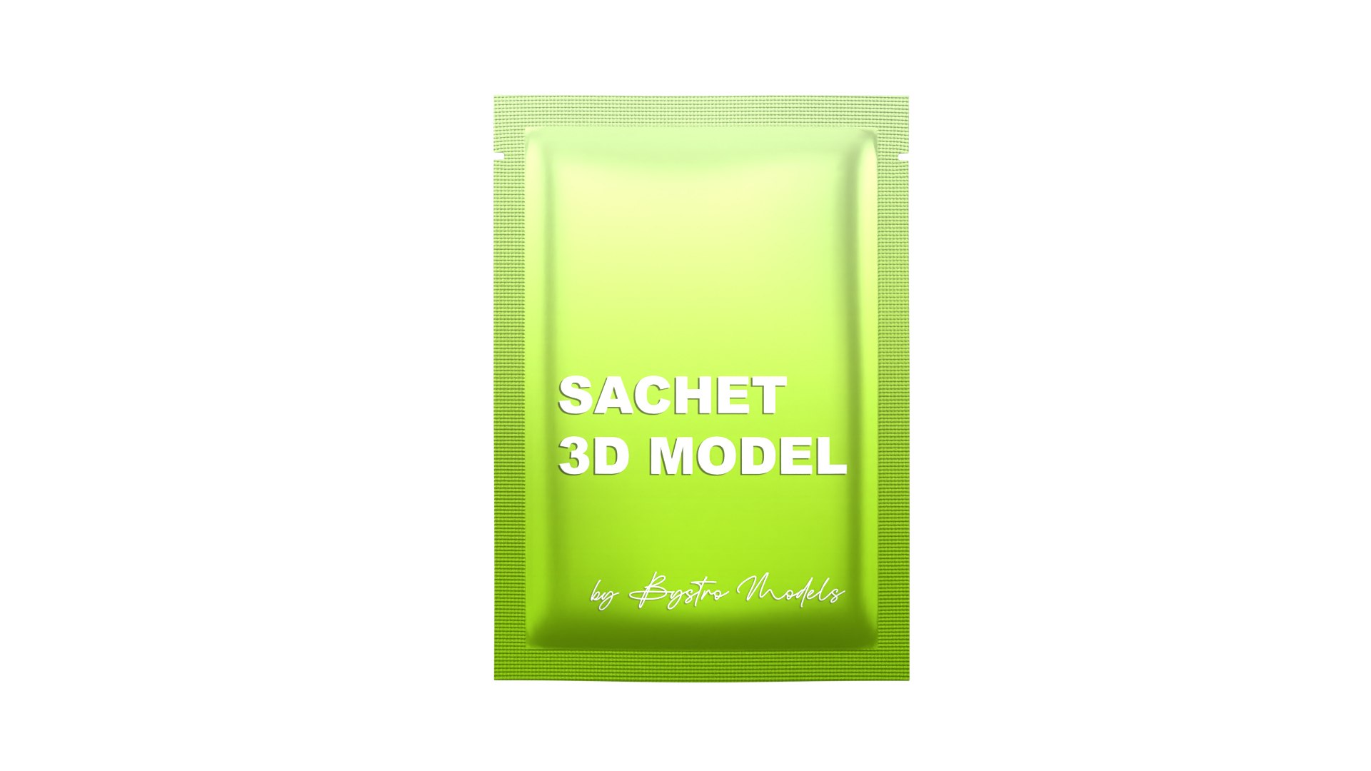 3D Sachet 4 Model - TurboSquid 2276543