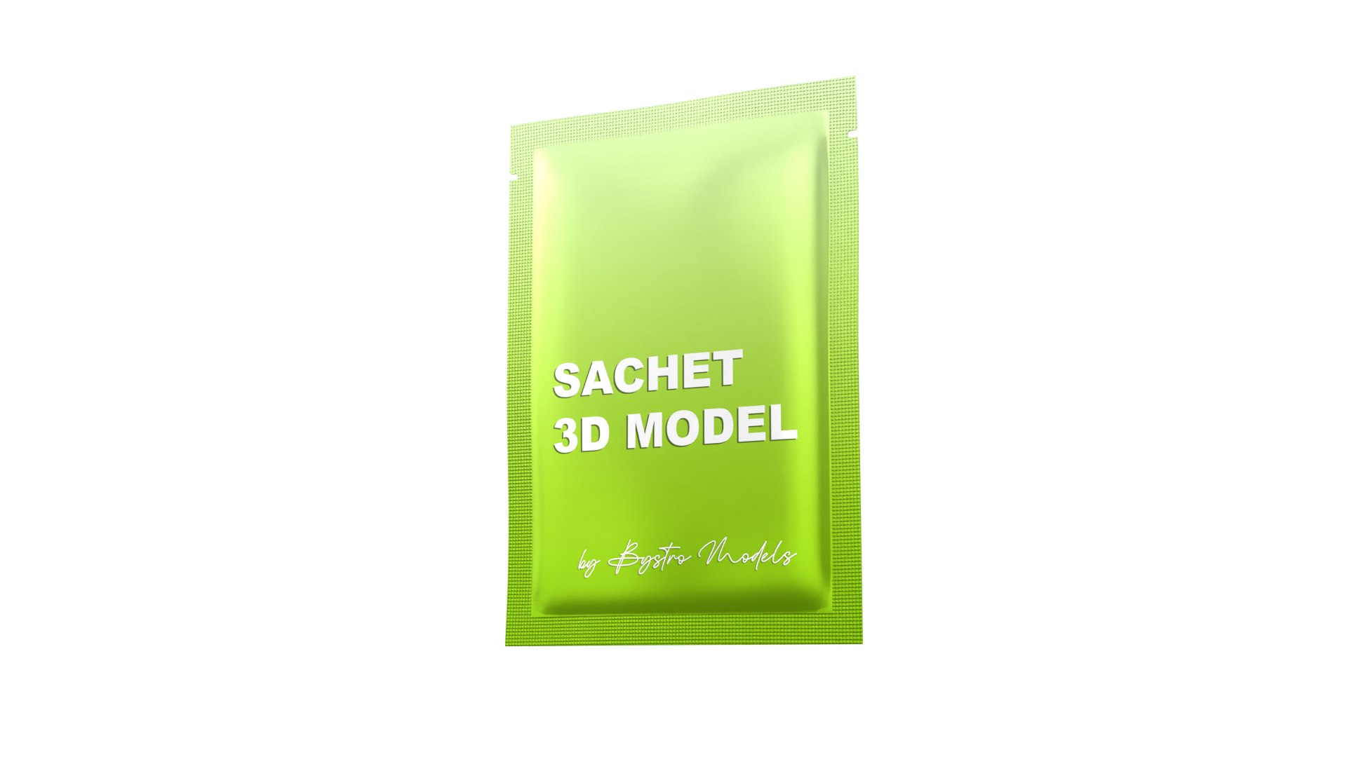 3D Sachet 4 Model - TurboSquid 2276543
