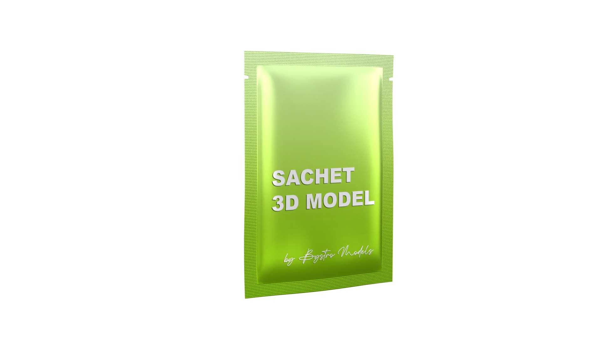 3D Sachet 4 Model - TurboSquid 2276543