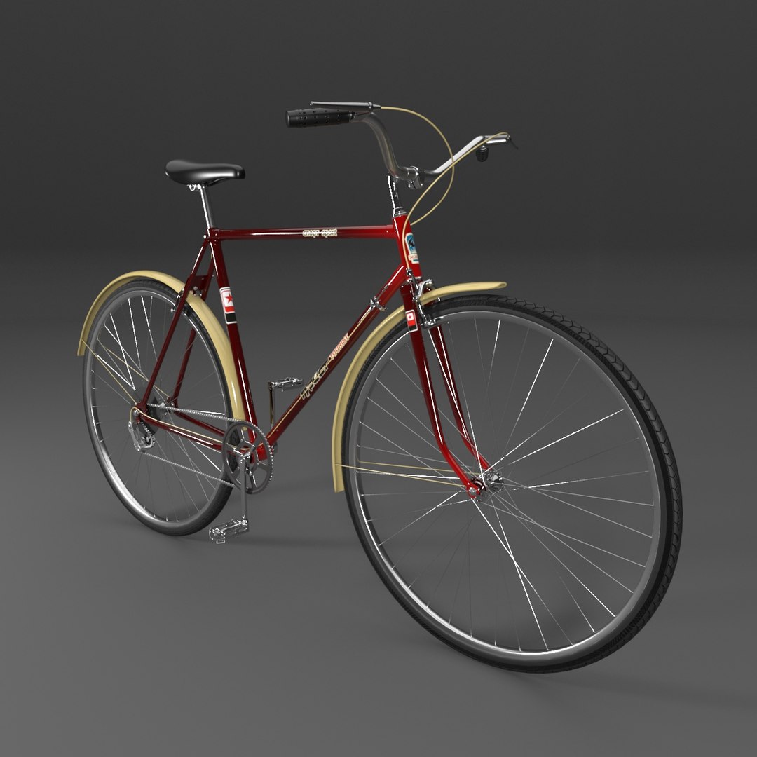 3D Touring Bike Tourist Bicycle Model - TurboSquid 1337744
