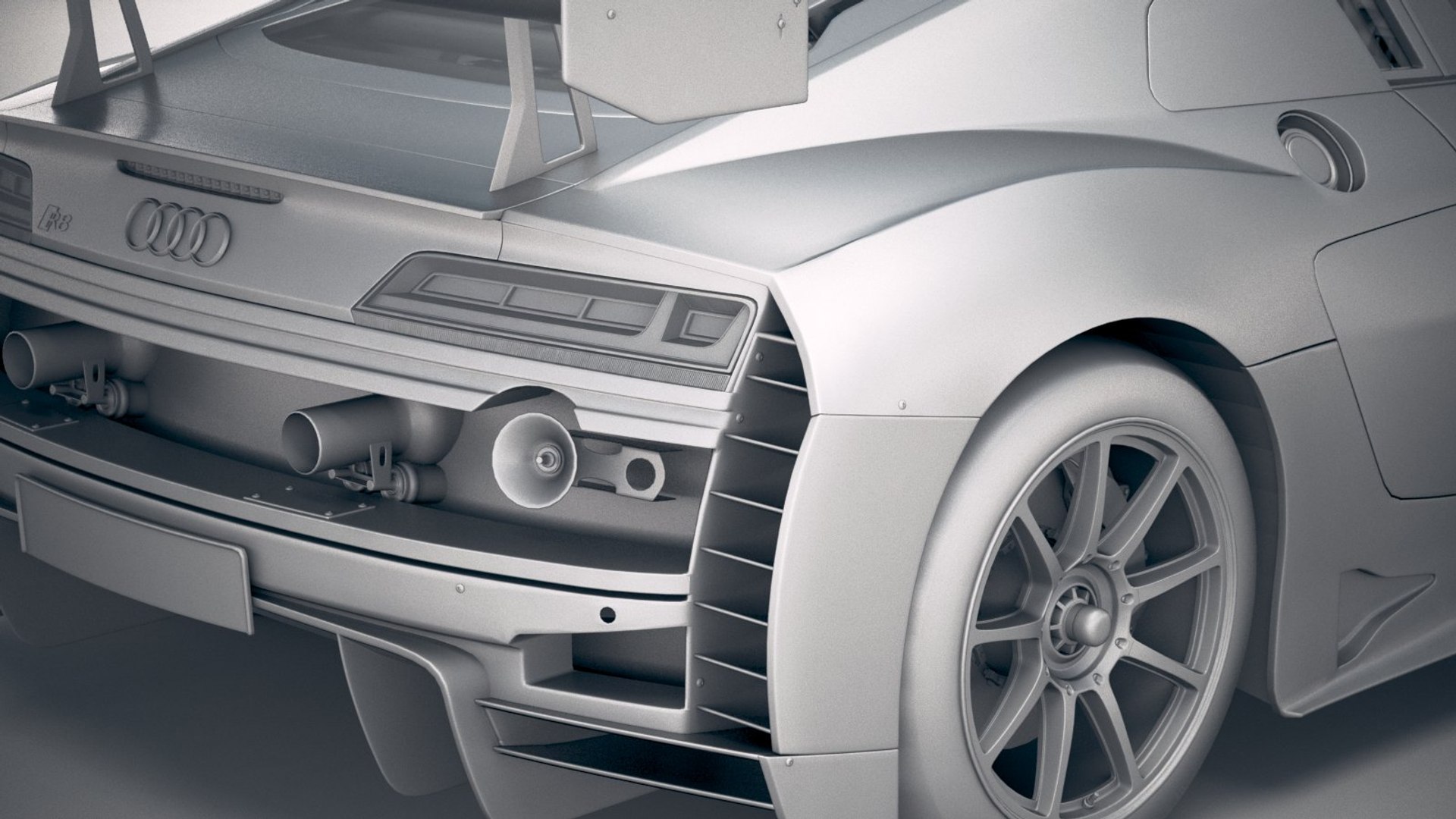 3D audi r8 lms model - TurboSquid 1469686