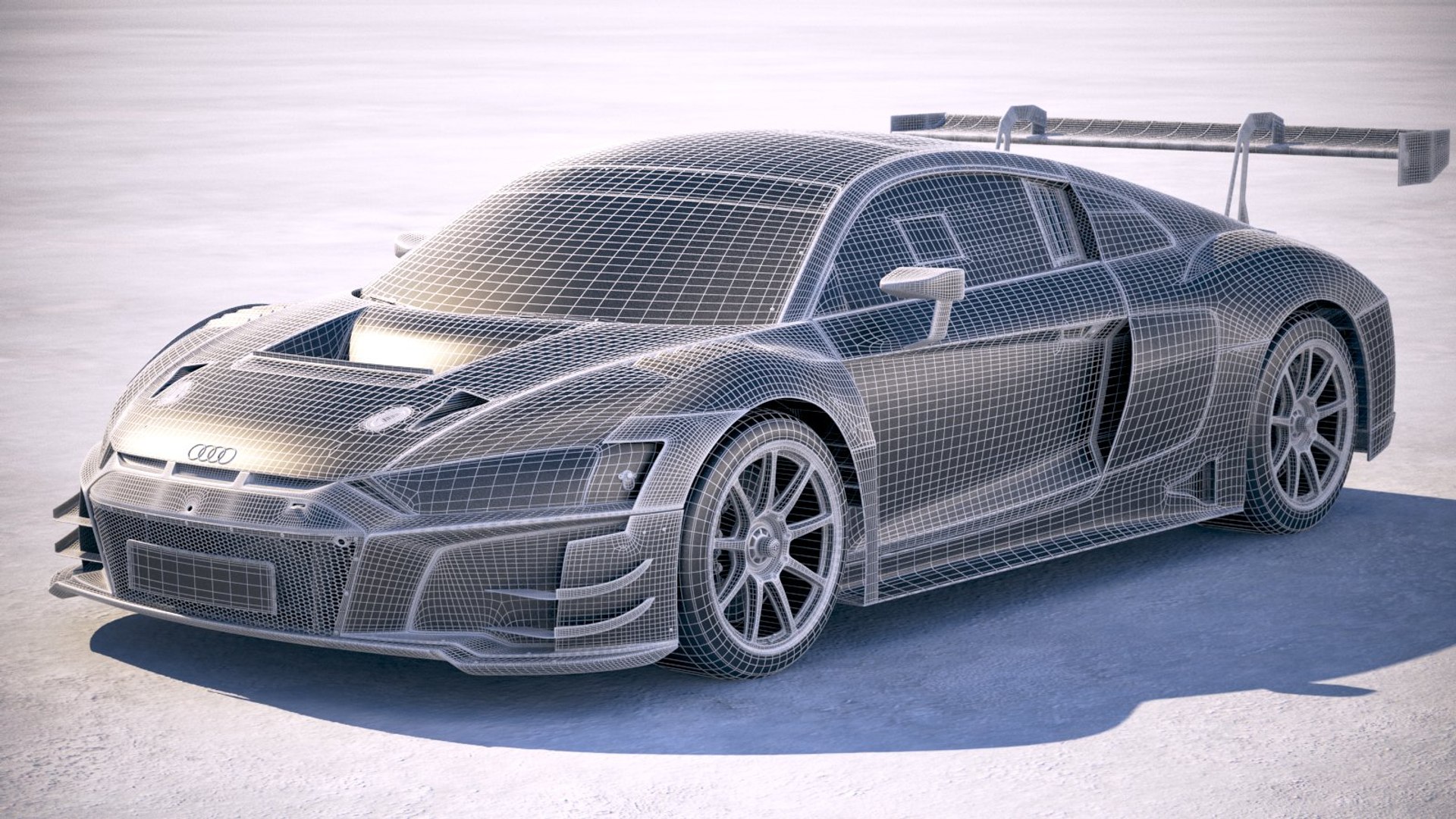 3D audi r8 lms model - TurboSquid 1469686