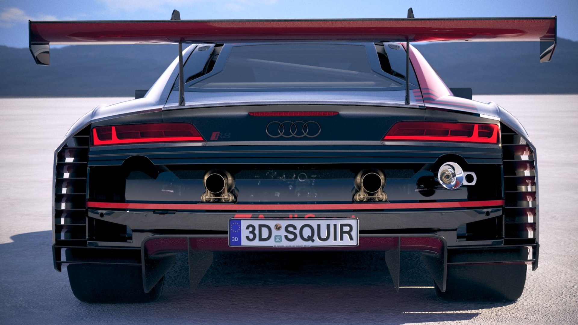 3D audi r8 lms model - TurboSquid 1469686