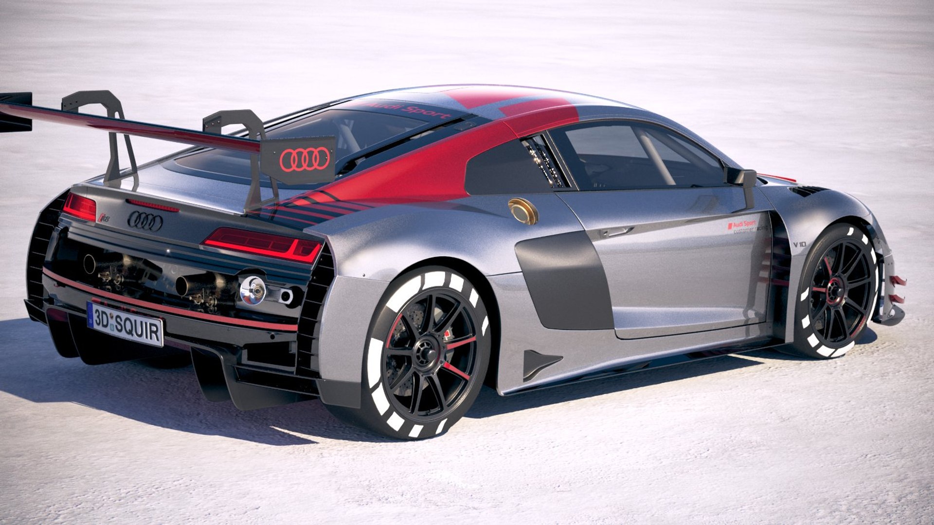 3D audi r8 lms model - TurboSquid 1469686