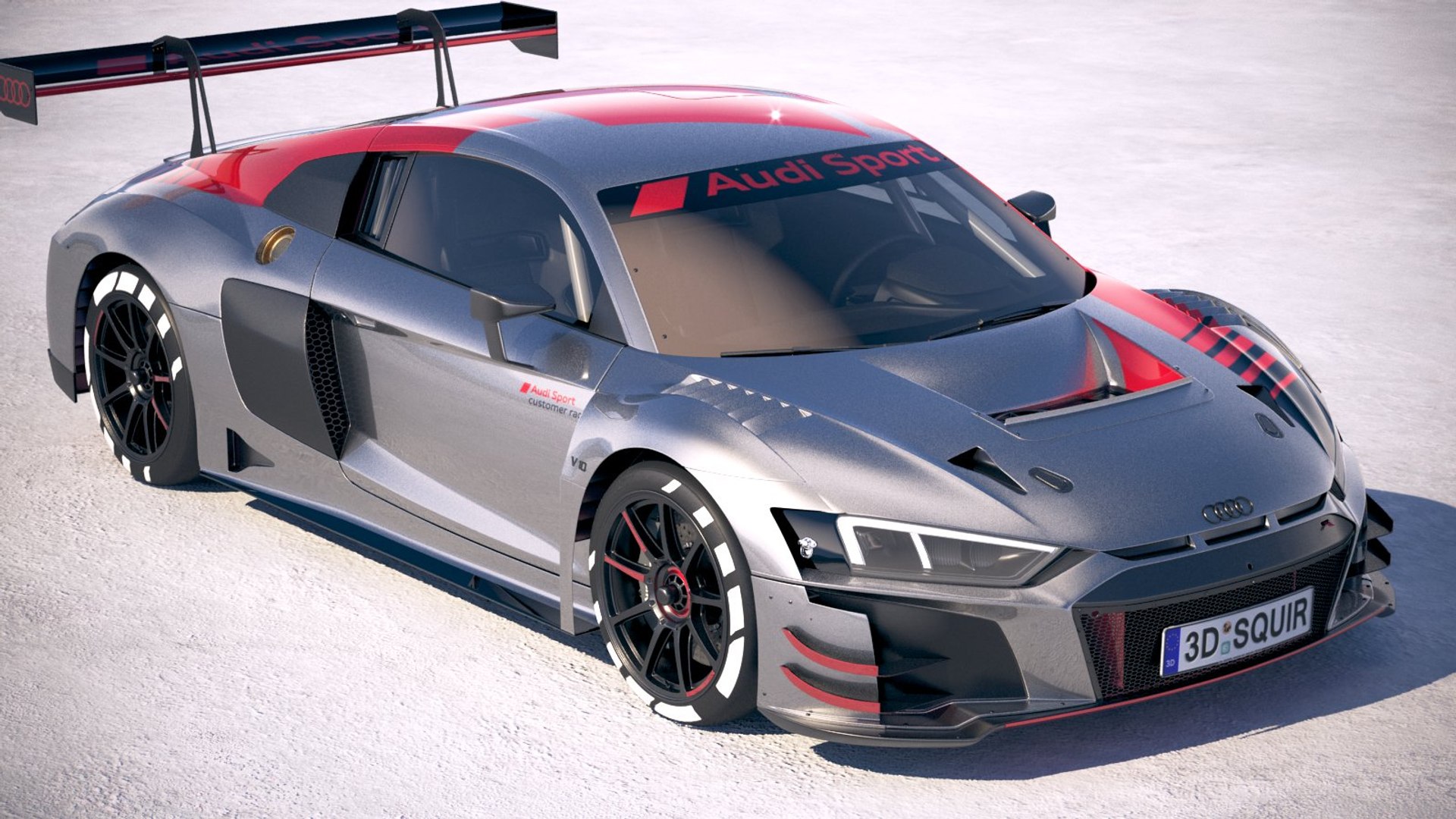 3D audi r8 lms model - TurboSquid 1469686