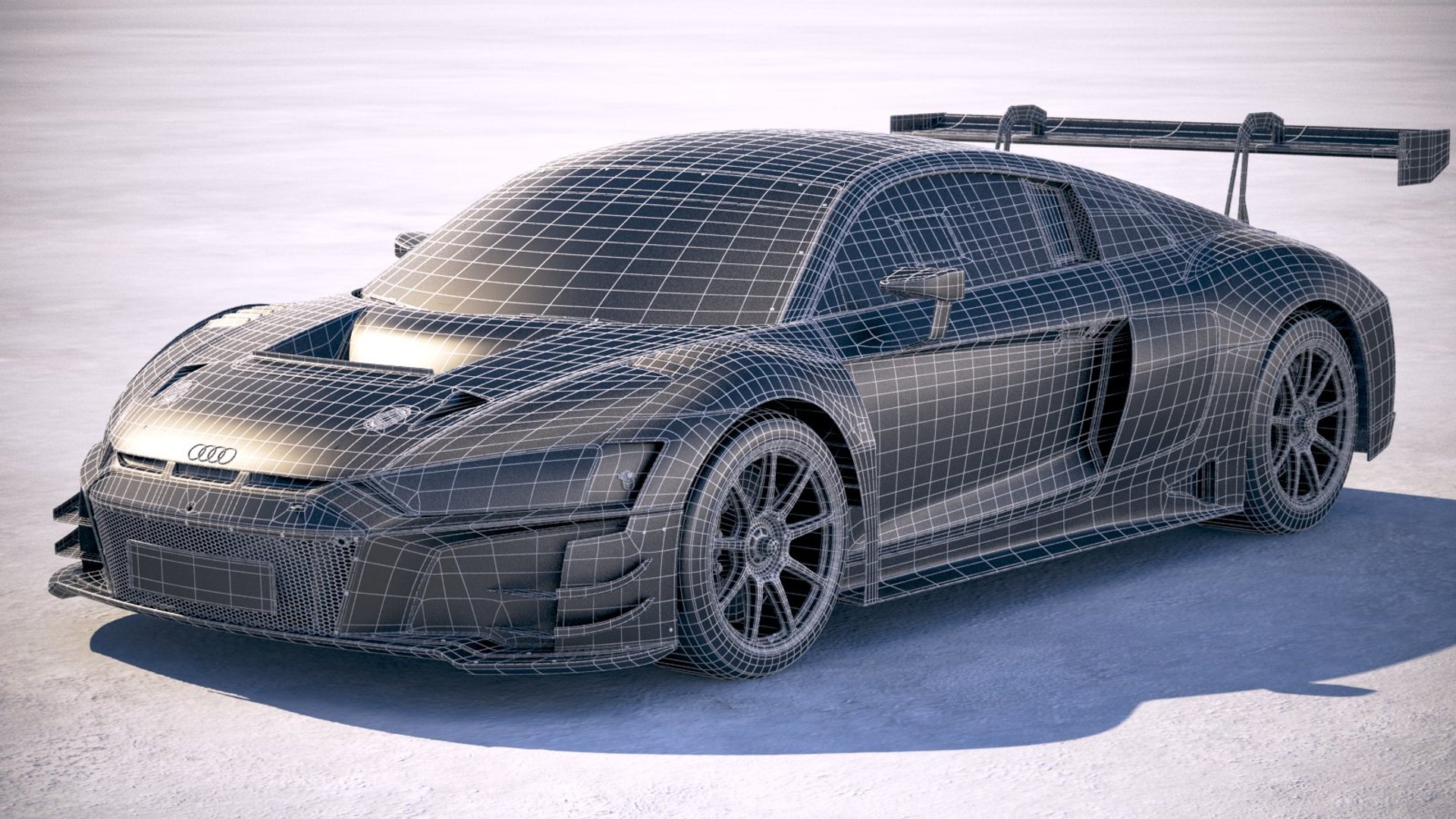 3D audi r8 lms model - TurboSquid 1469686