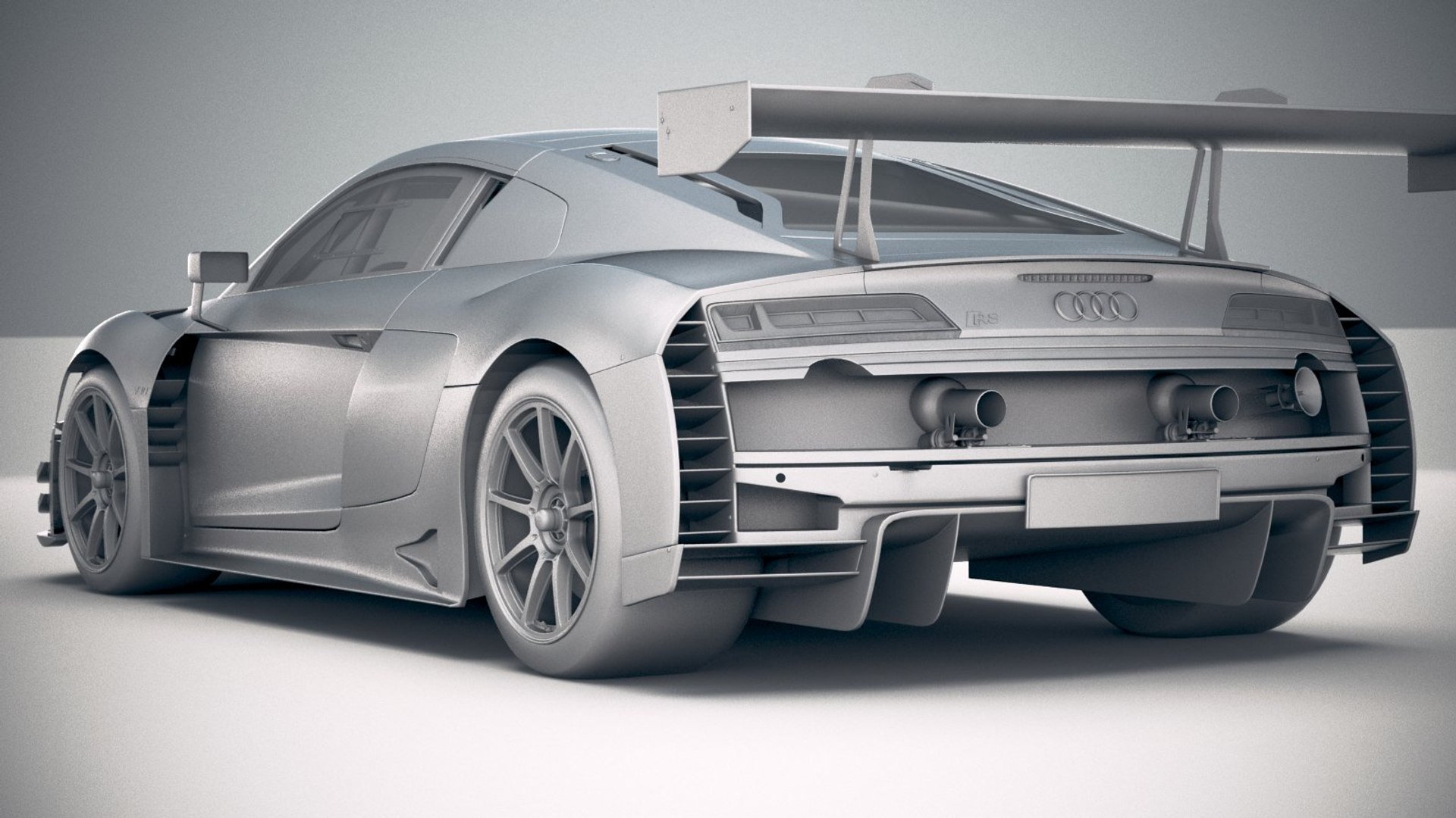 3D audi r8 lms model - TurboSquid 1469686