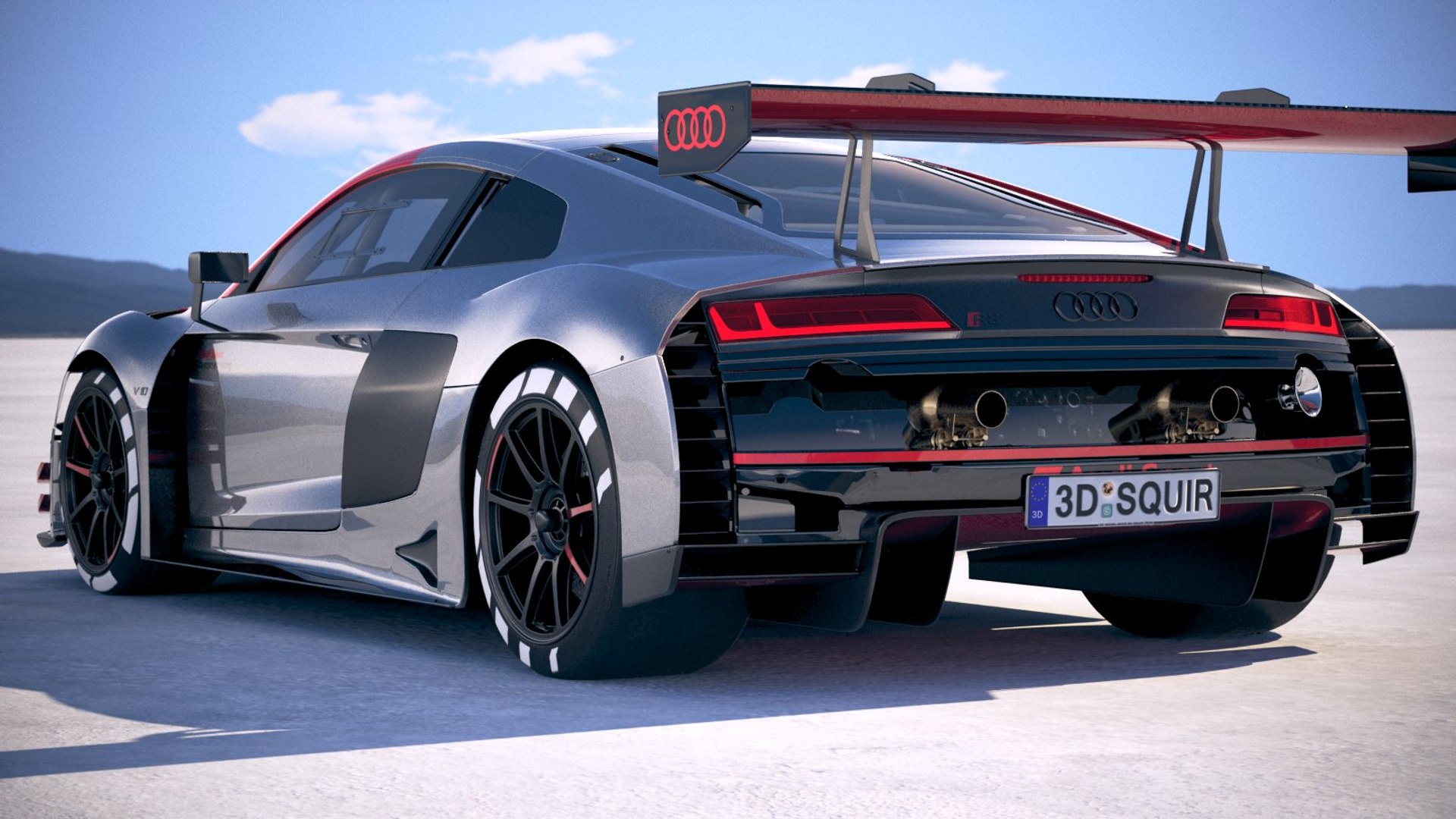 3D audi r8 lms model - TurboSquid 1469686
