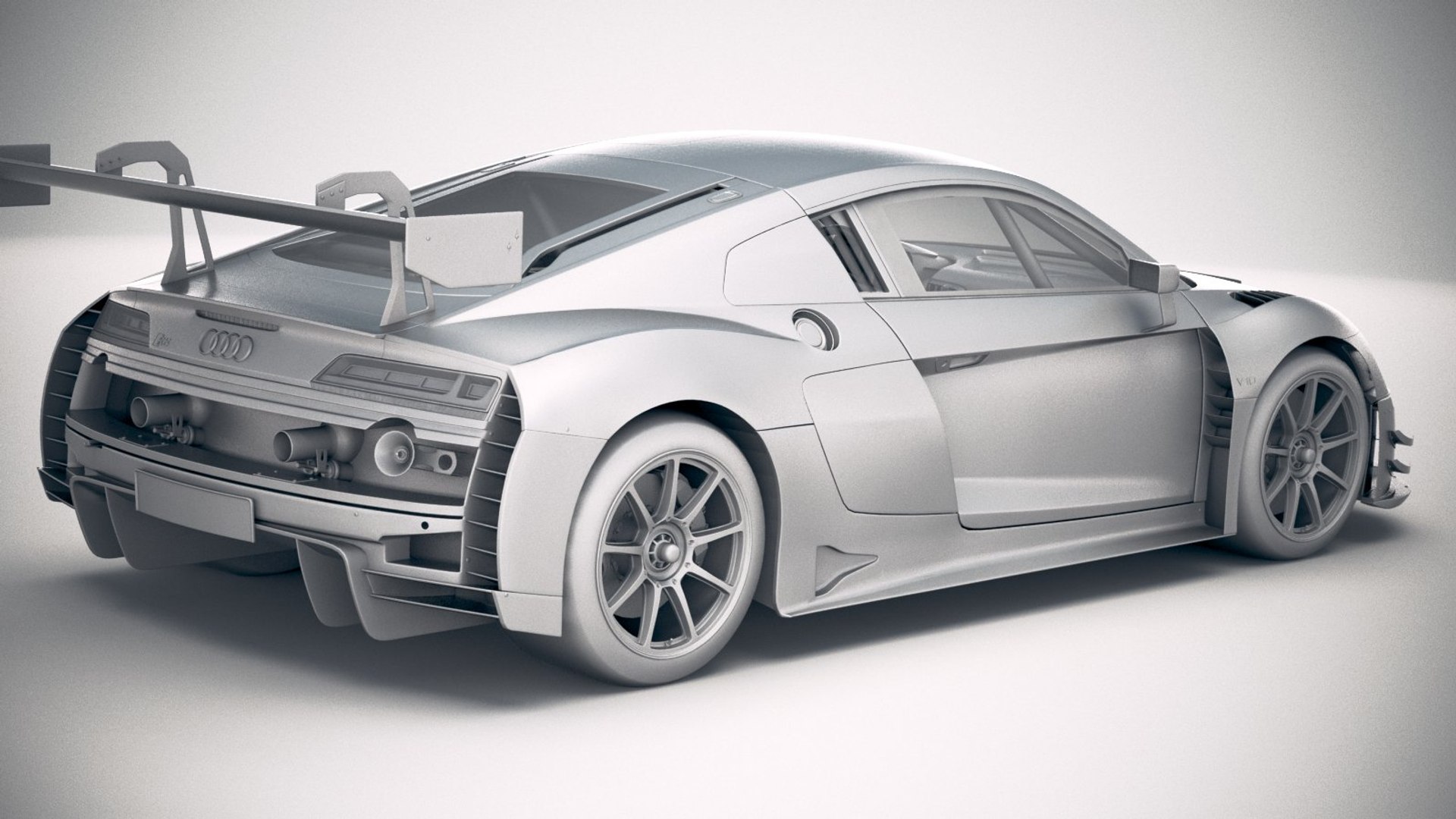 3D audi r8 lms model - TurboSquid 1469686