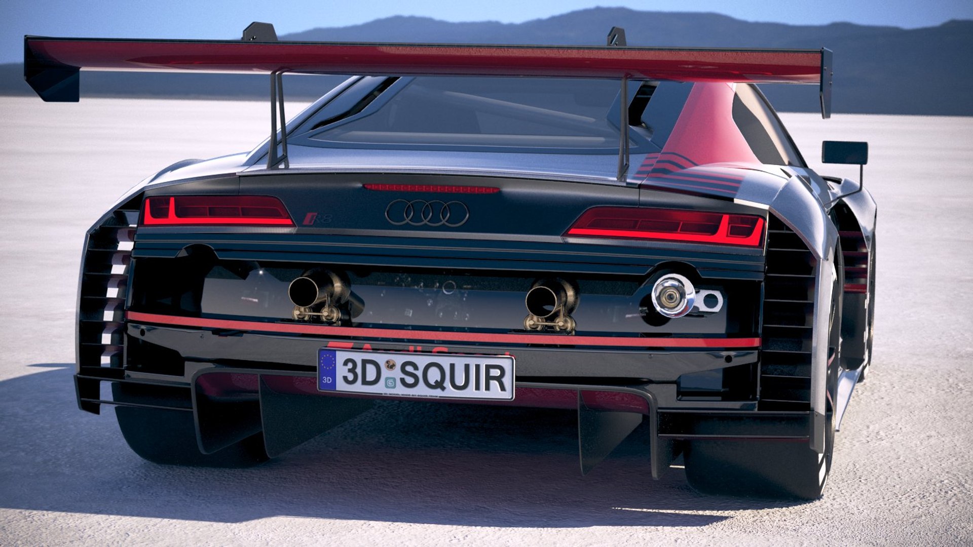 3D audi r8 lms model - TurboSquid 1469686