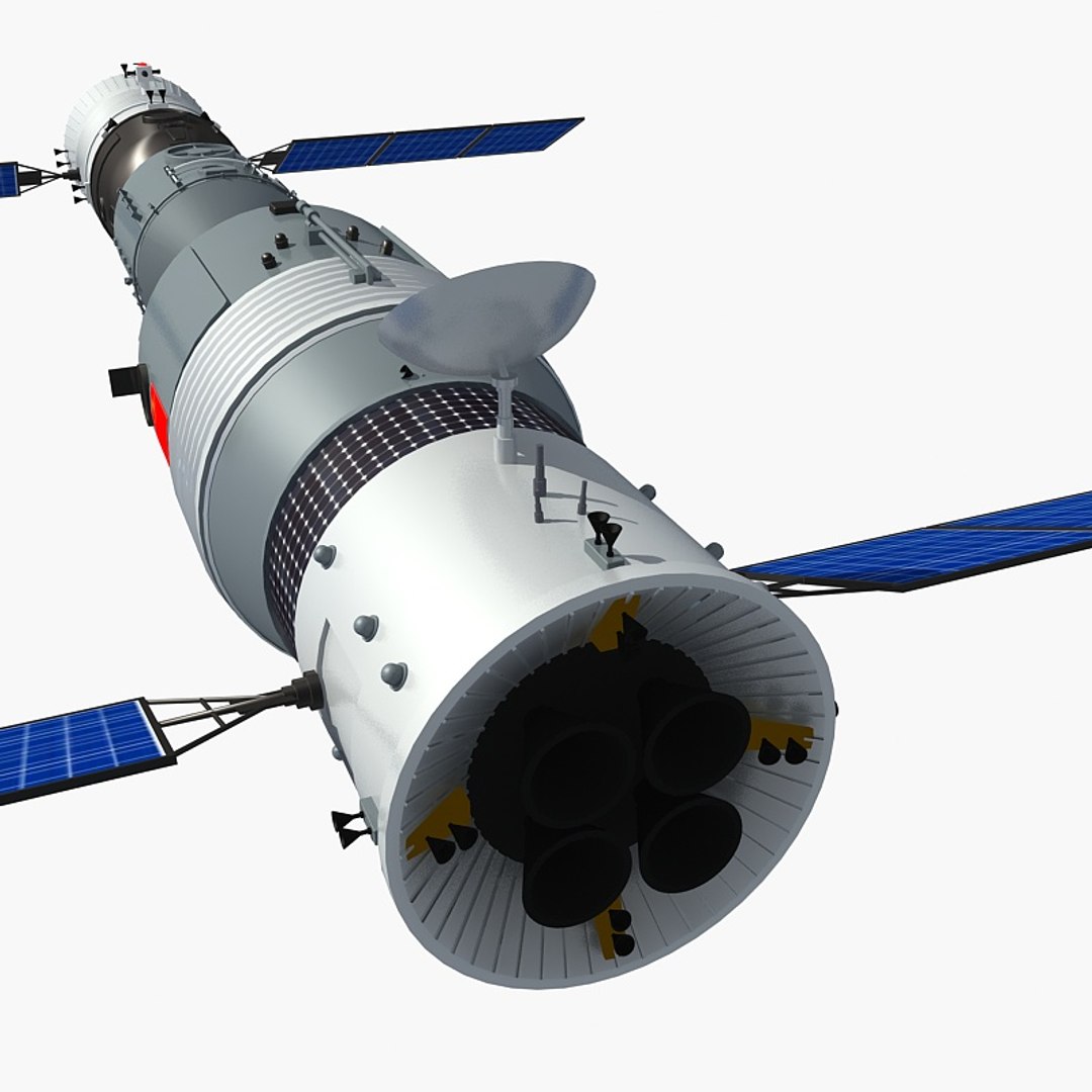 3D Tiangong 1 10 - TurboSquid 1473091