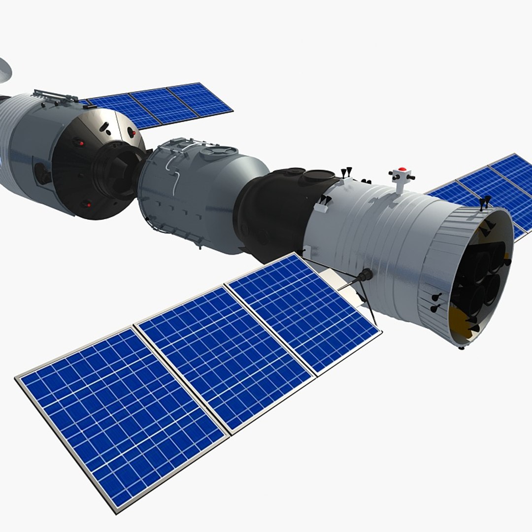 3D Tiangong 1 10 - TurboSquid 1473091