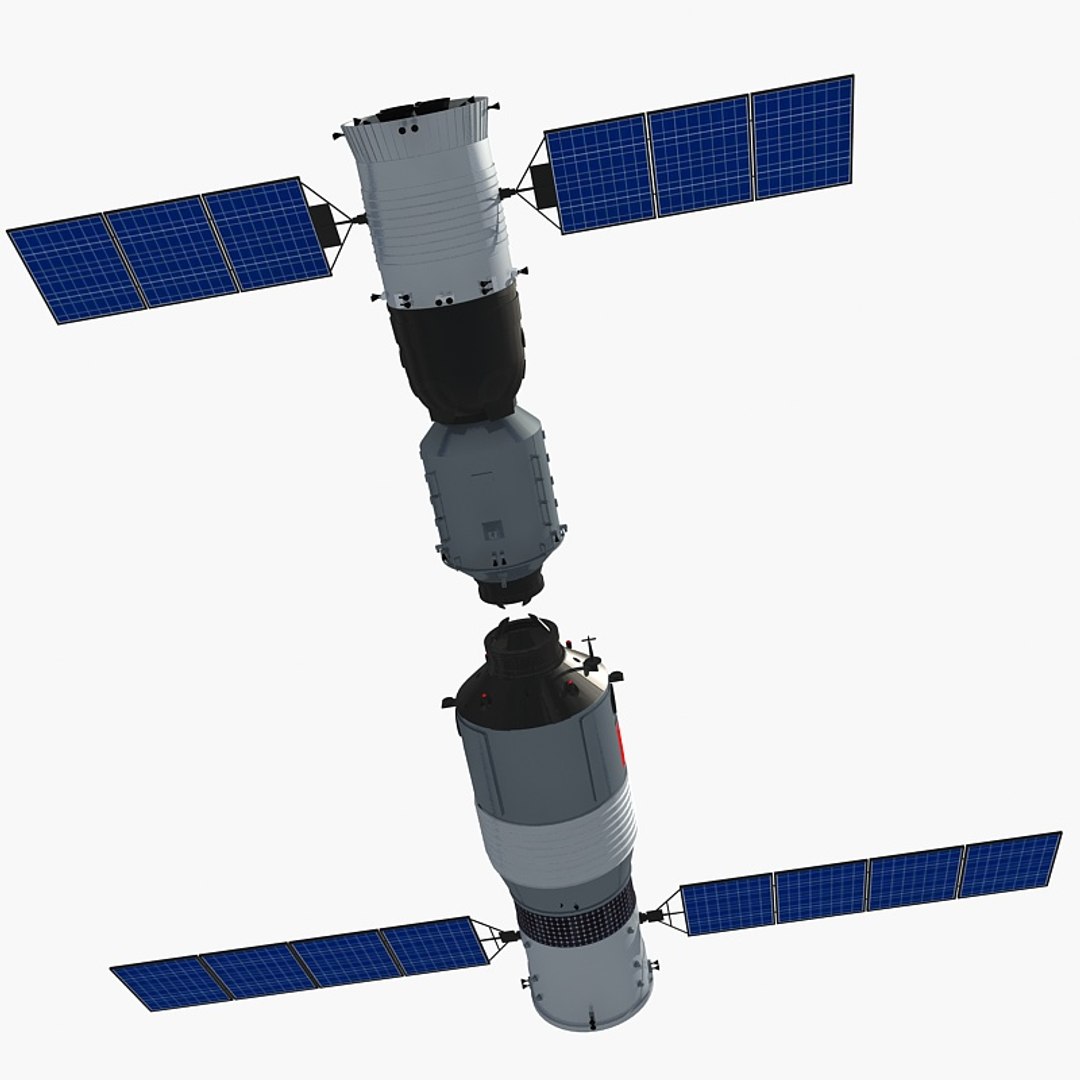 3D Tiangong 1 10 - TurboSquid 1473091
