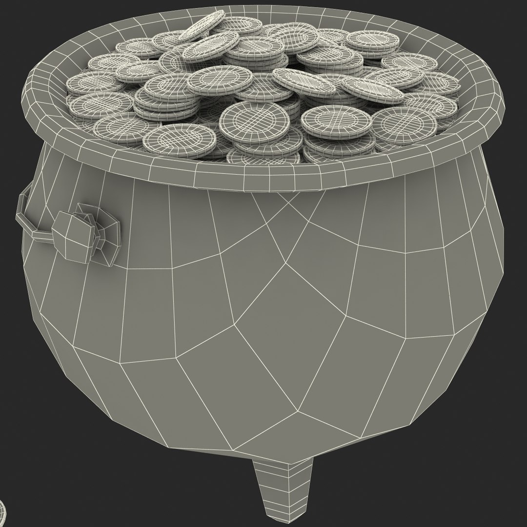 3ds max pot gold