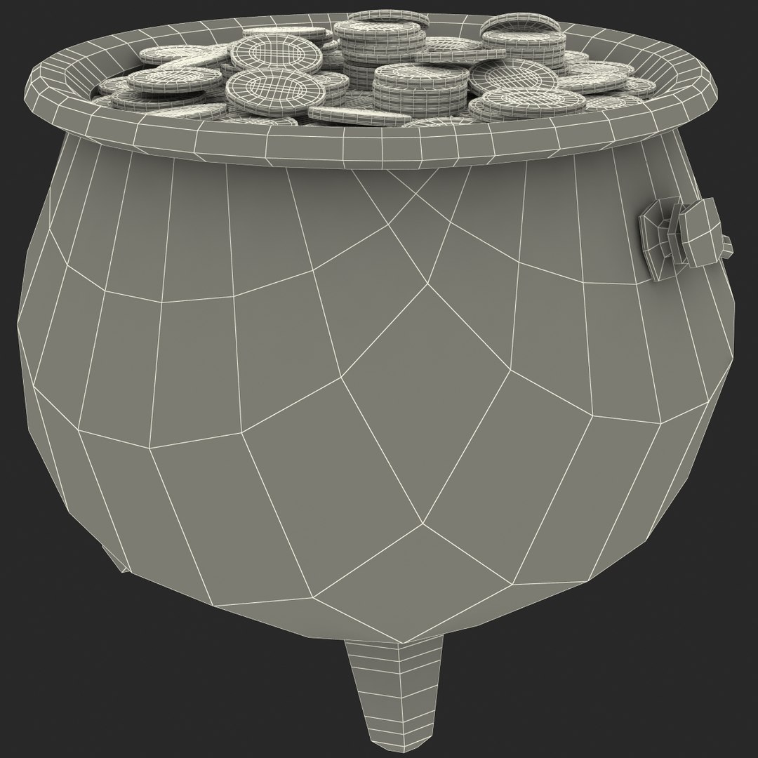 3ds max pot gold