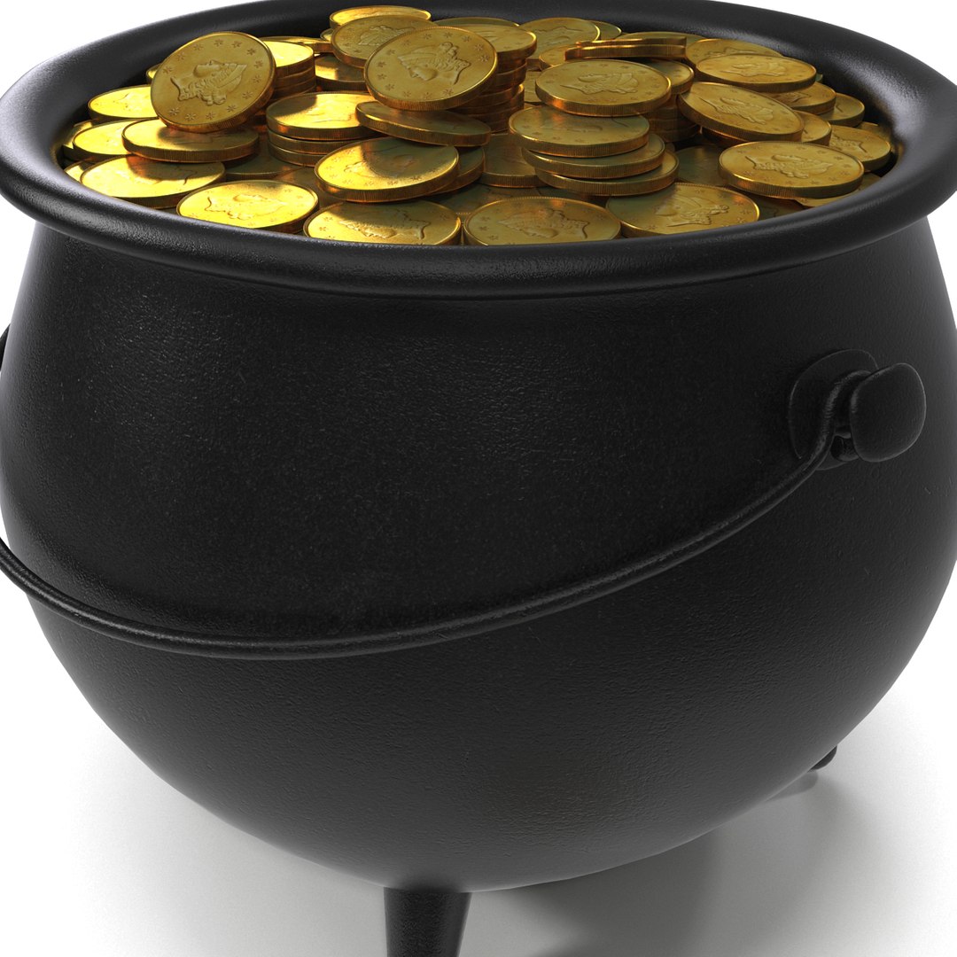 3ds max pot gold