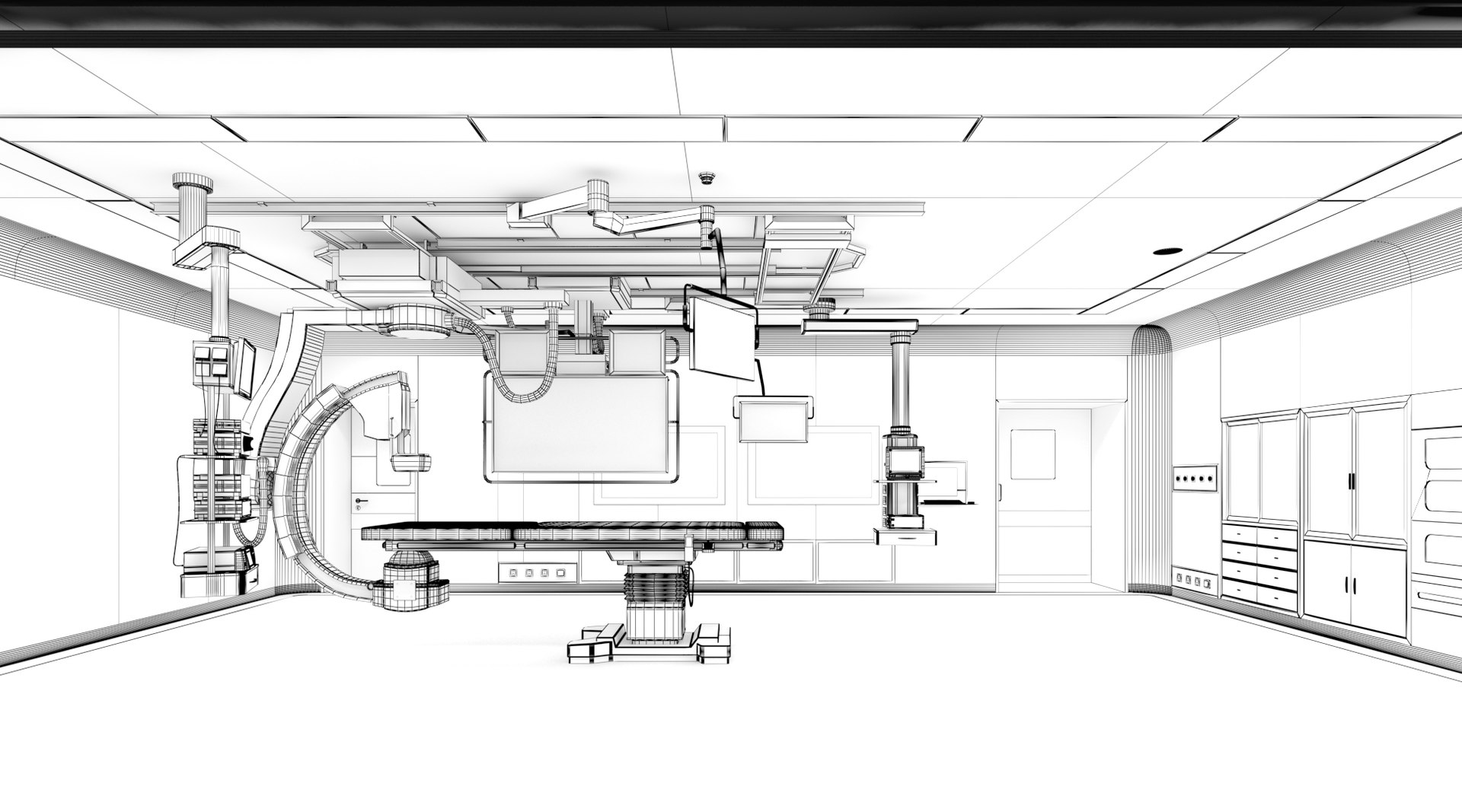 Medical Operating Room 3D Model - TurboSquid 2395793