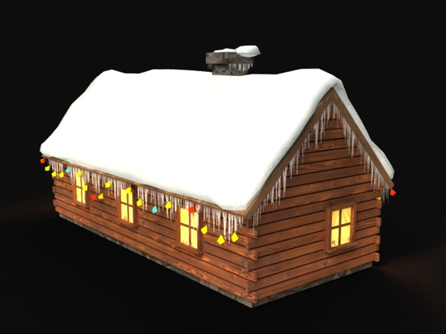 3d Model Christmas House