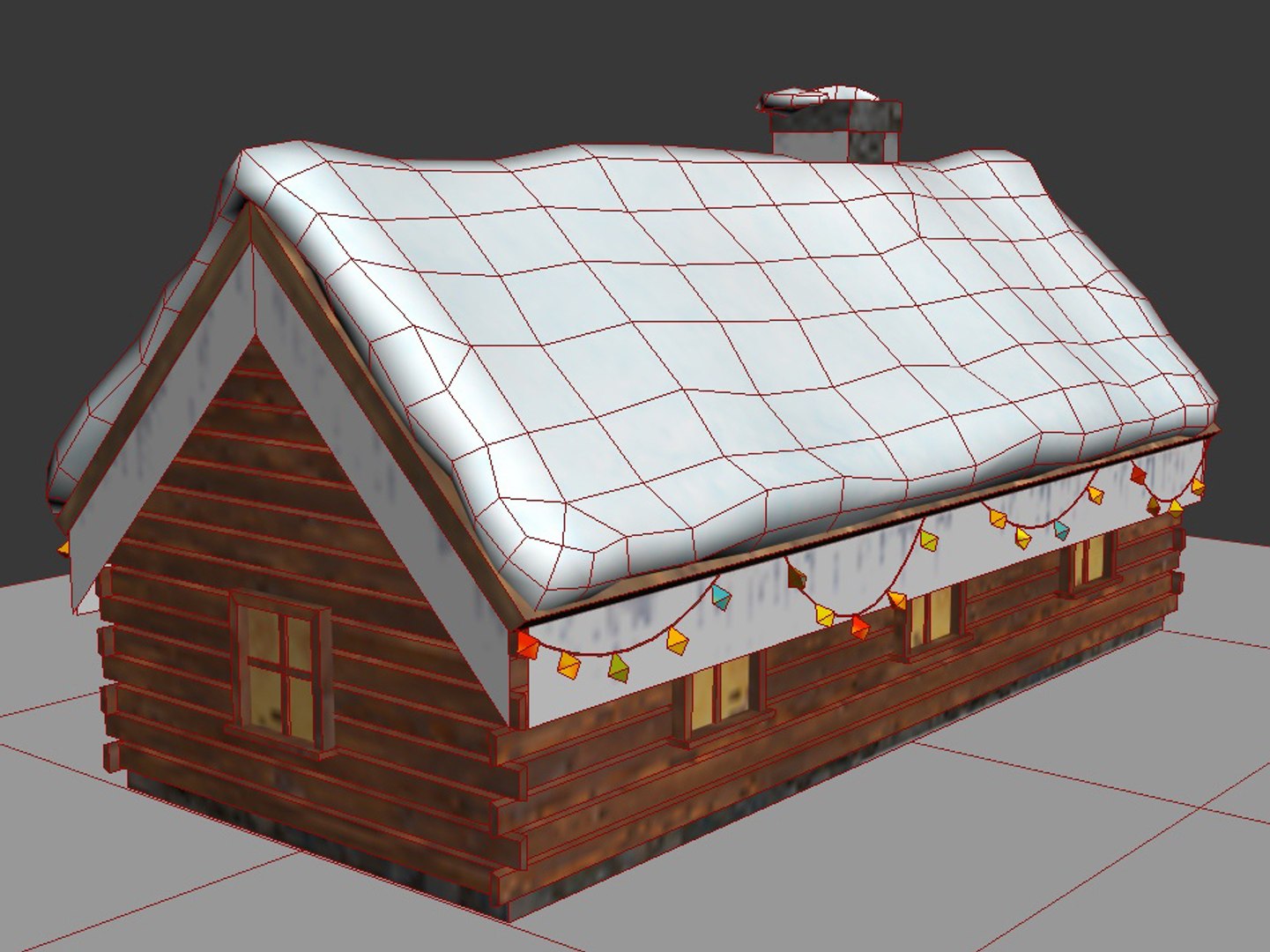 3d Model Christmas House