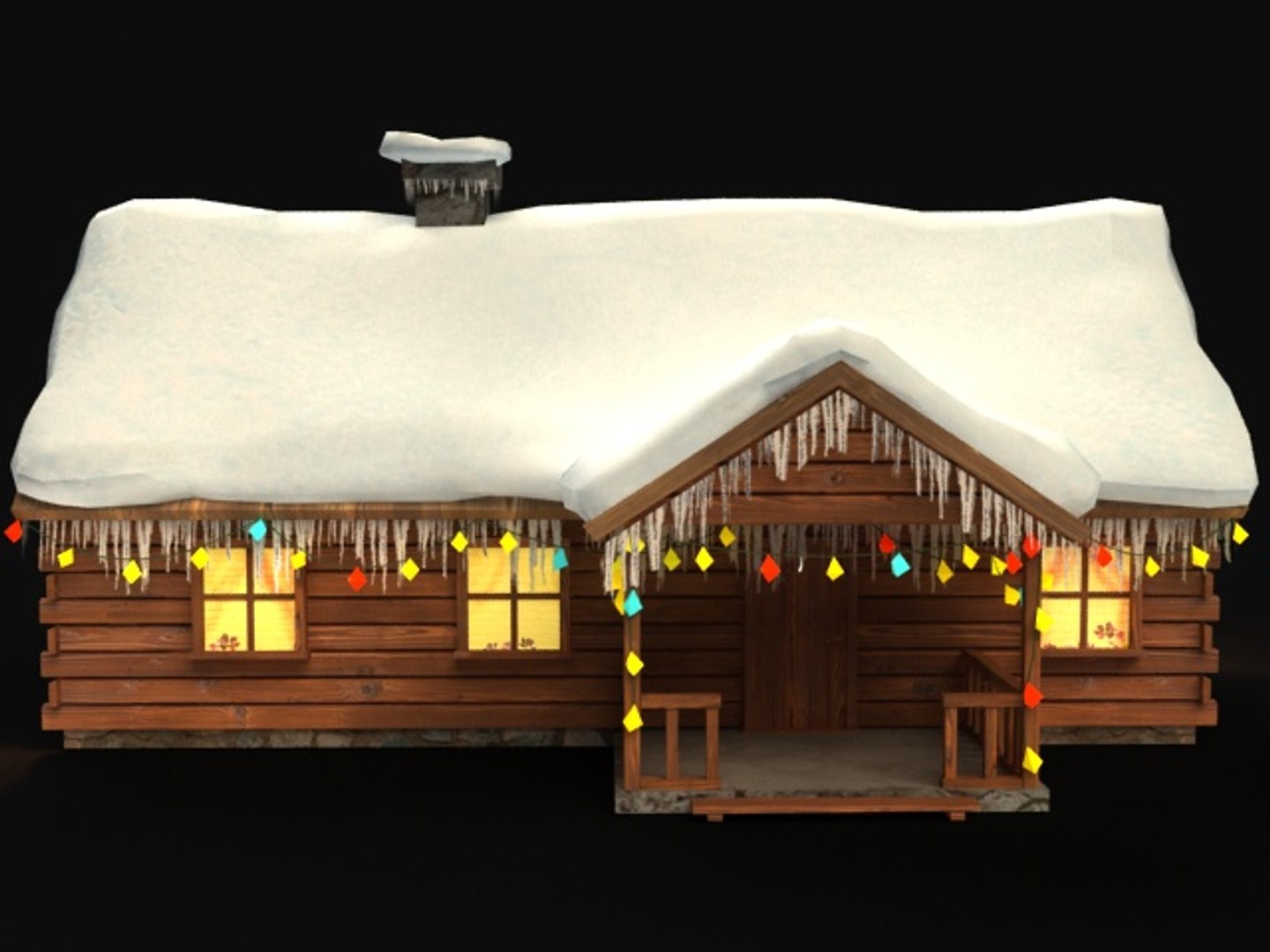 3d Model Christmas House