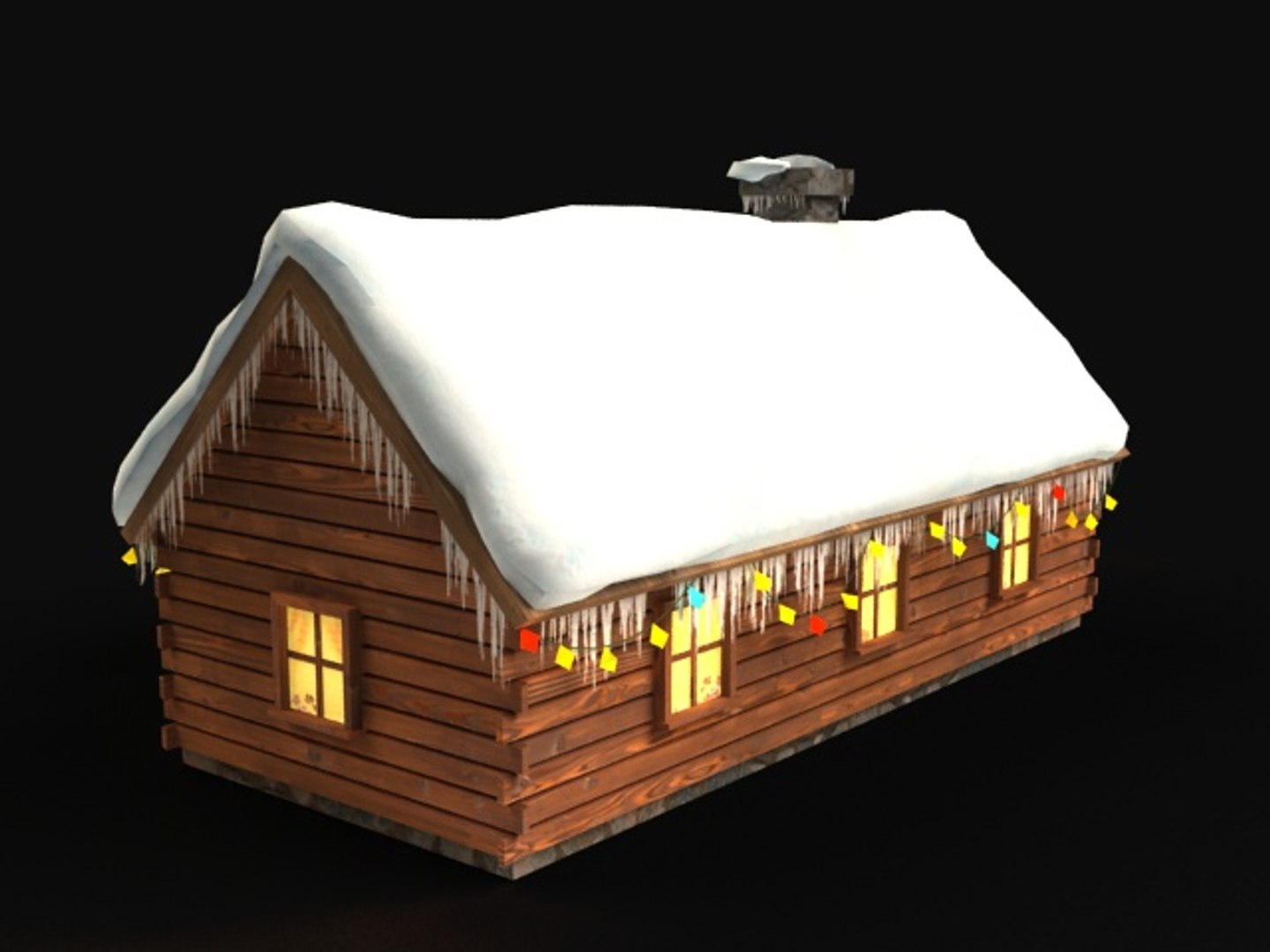 3d Model Christmas House