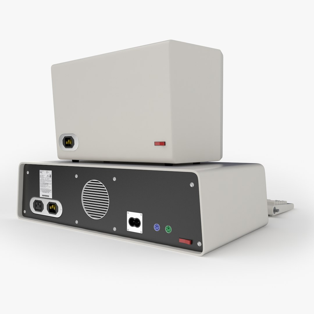 Retro Computer Model - TurboSquid 1189594