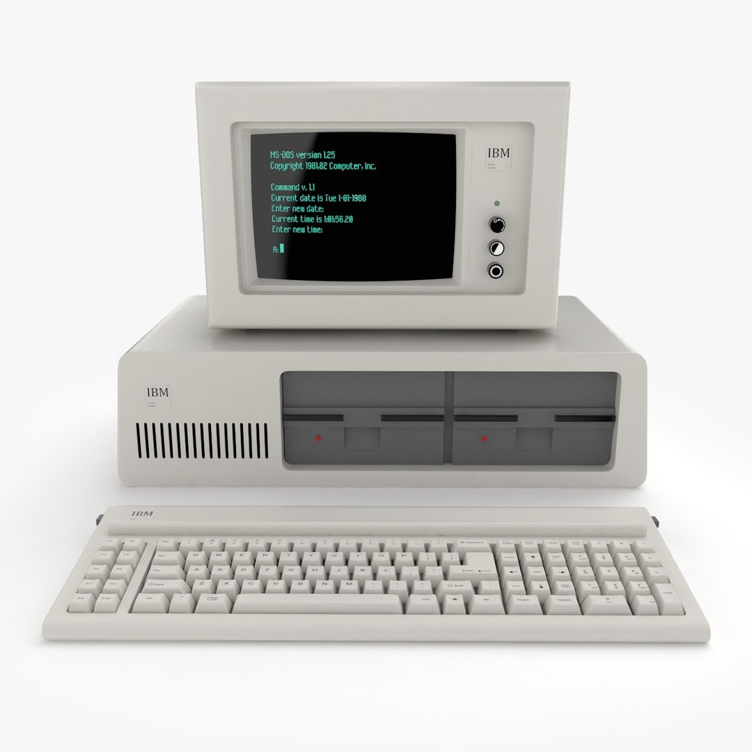 Retro Computer Model - TurboSquid 1189594