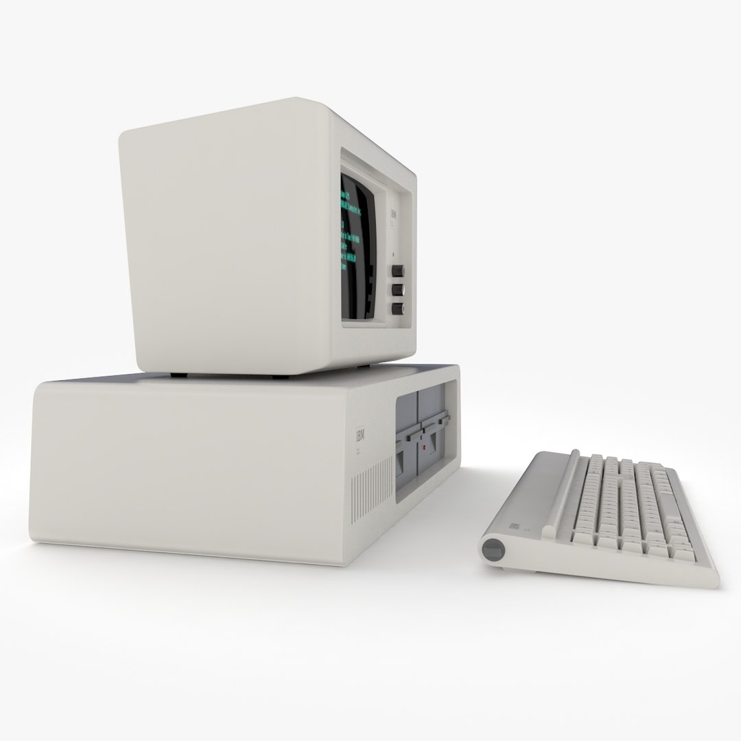 Retro Computer Model - TurboSquid 1189594
