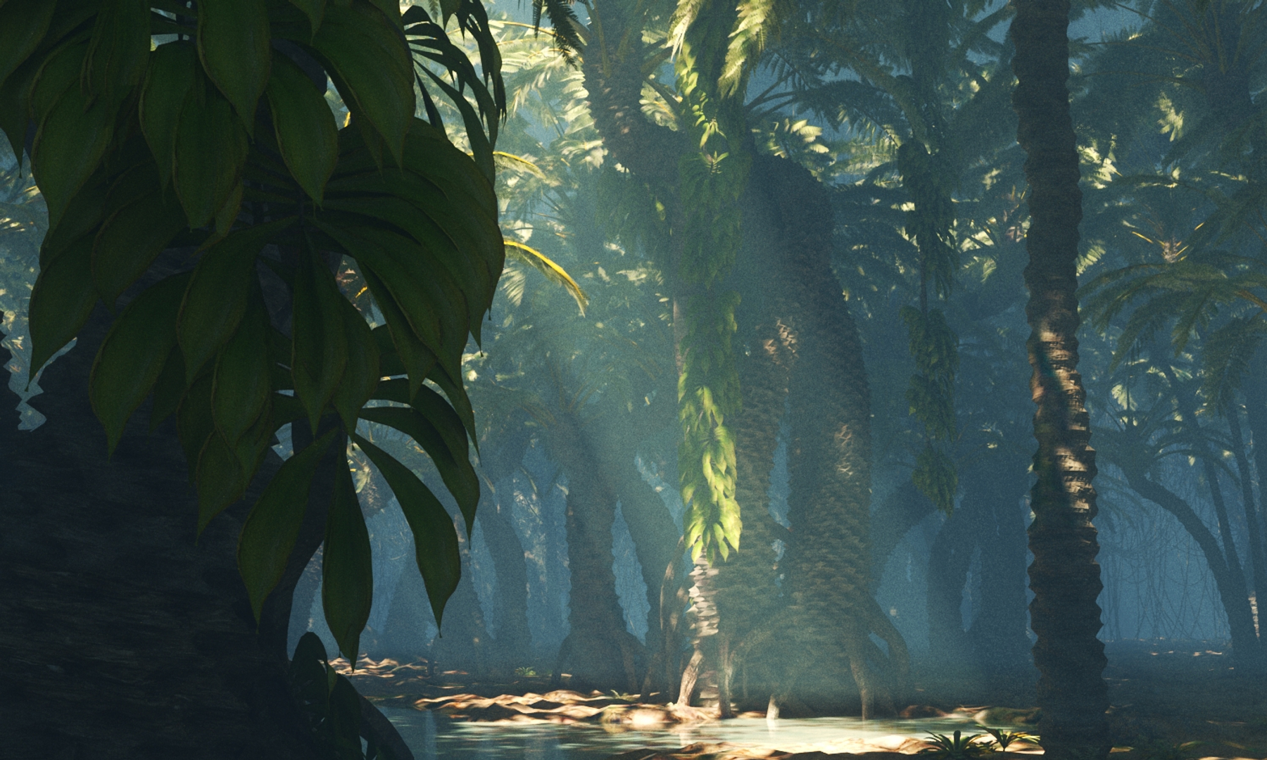 Jurassic Jungle Animated 3D Model - TurboSquid 2289662