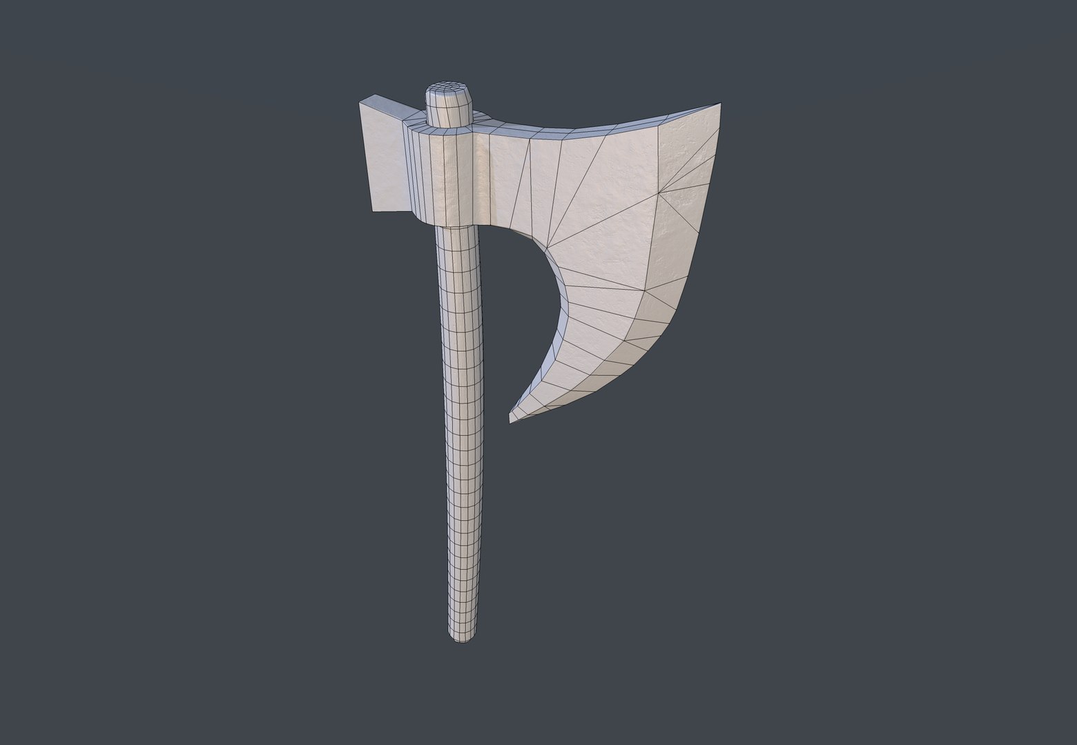 Old Steel Axe Model - TurboSquid 2425397