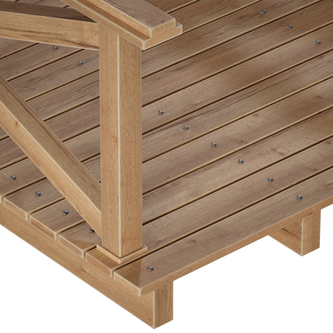 Wooden Plank Arch Bridge 3D Model - TurboSquid 2164468