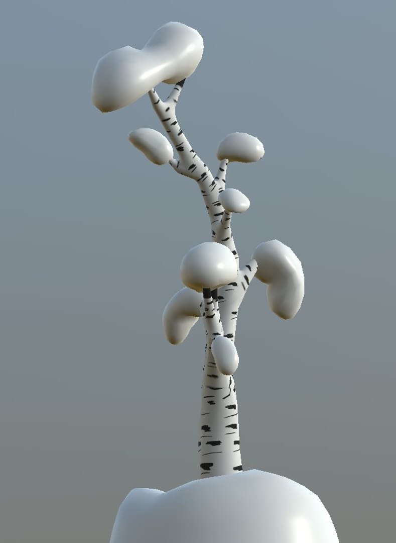 Cartoon Birch 3D - TurboSquid 1455409