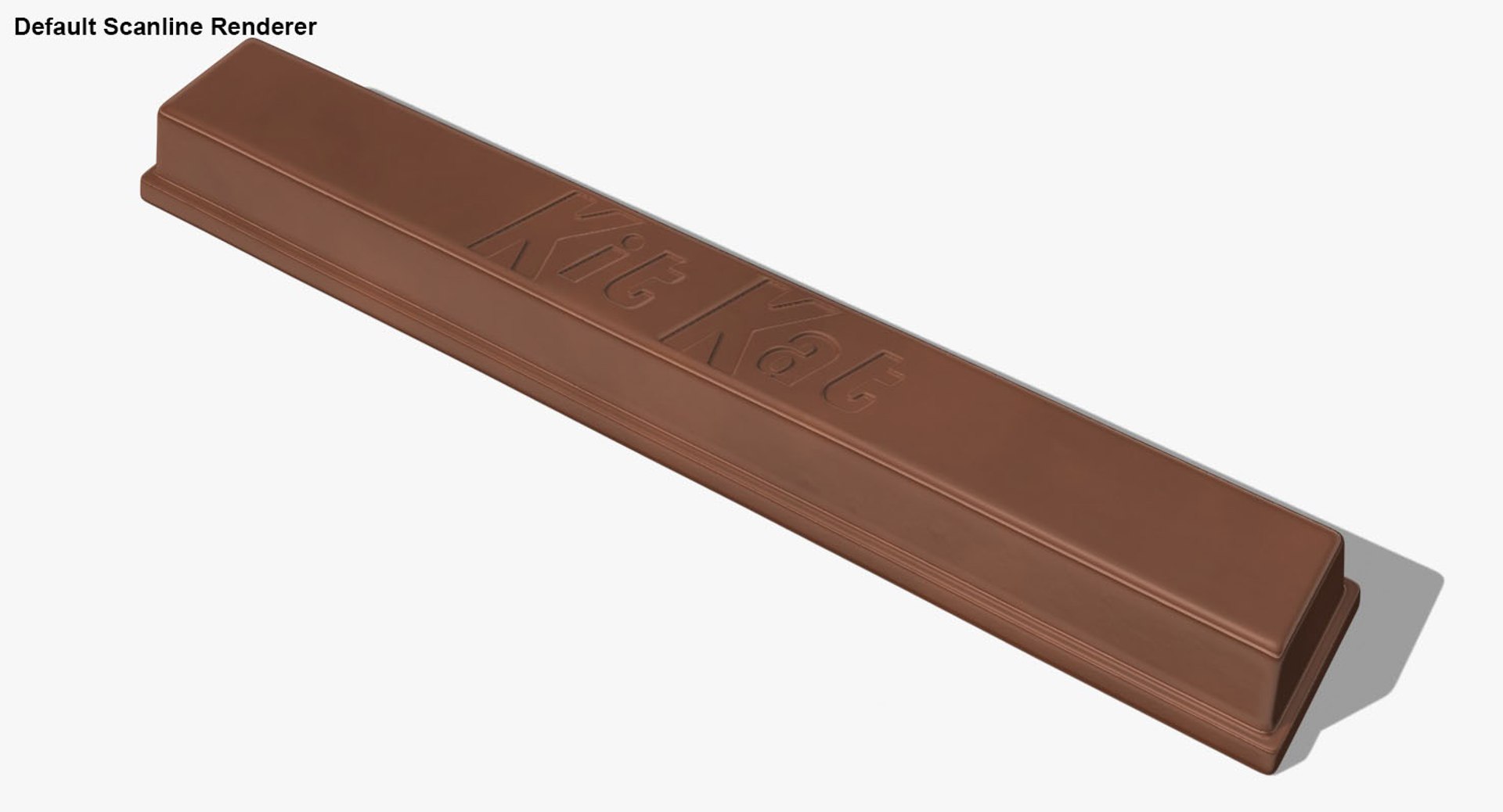 3d Model Realistic Kit Kat 1