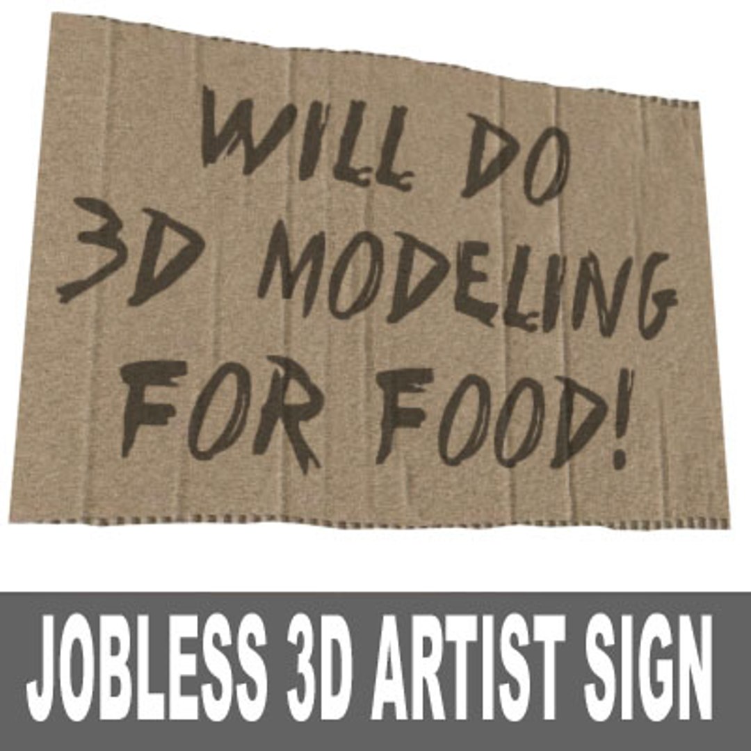 Sign Work 3d 3ds