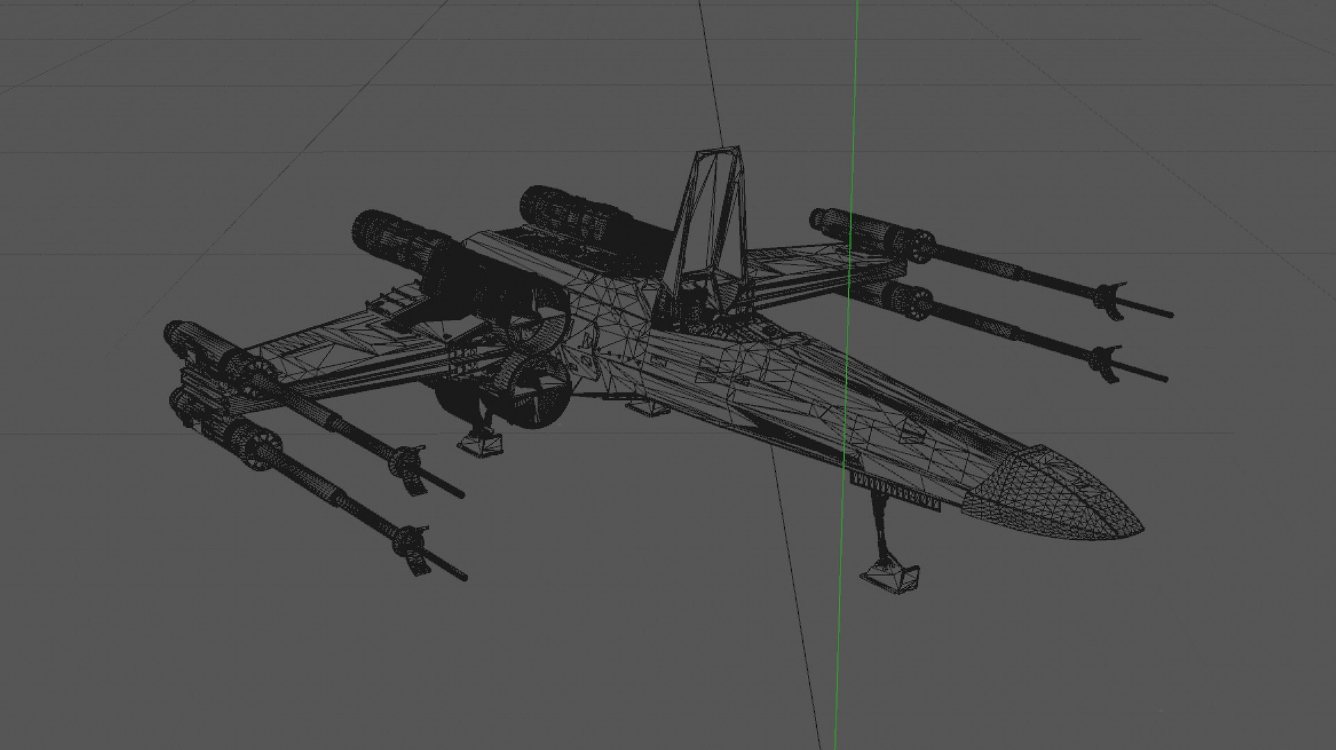 3D X-Wing Starfighter Model - TurboSquid 2105587