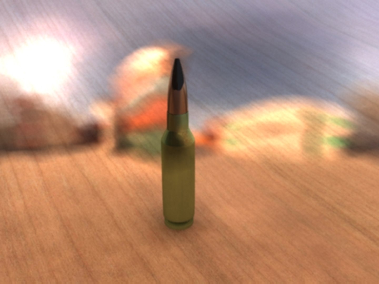 3d 30 Millimeter Bullet