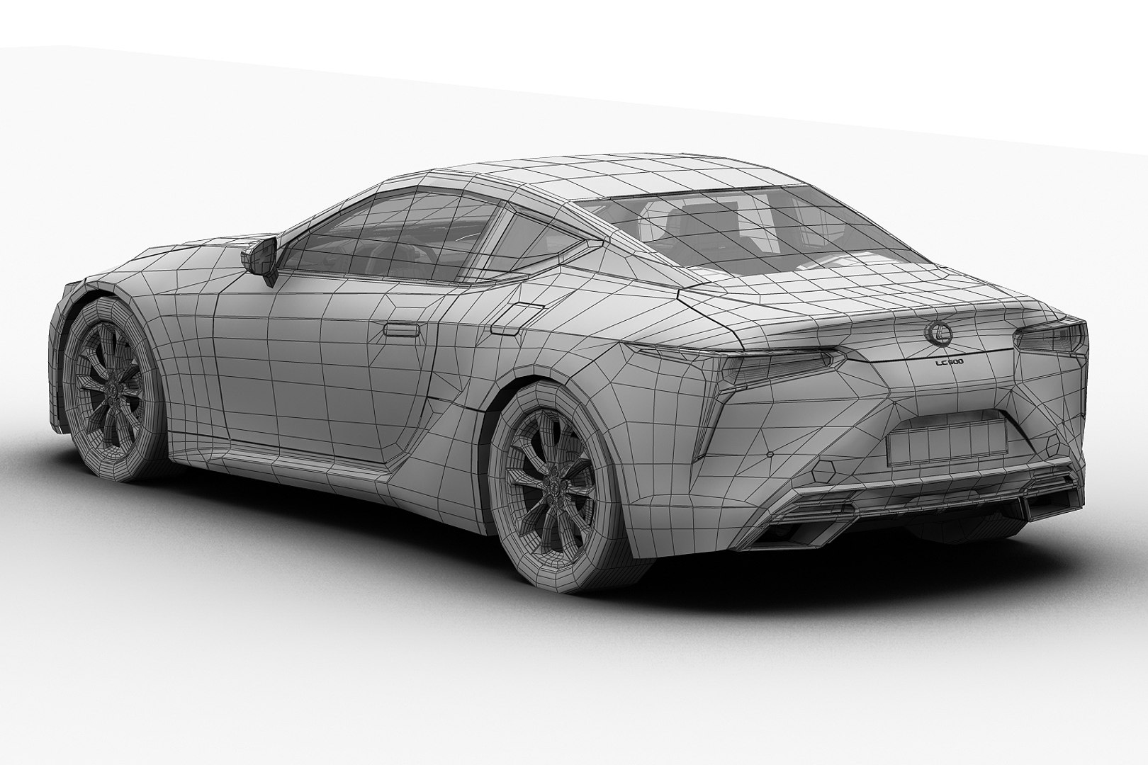 3D 2017 Lc500 Lexus Model - TurboSquid 1151224