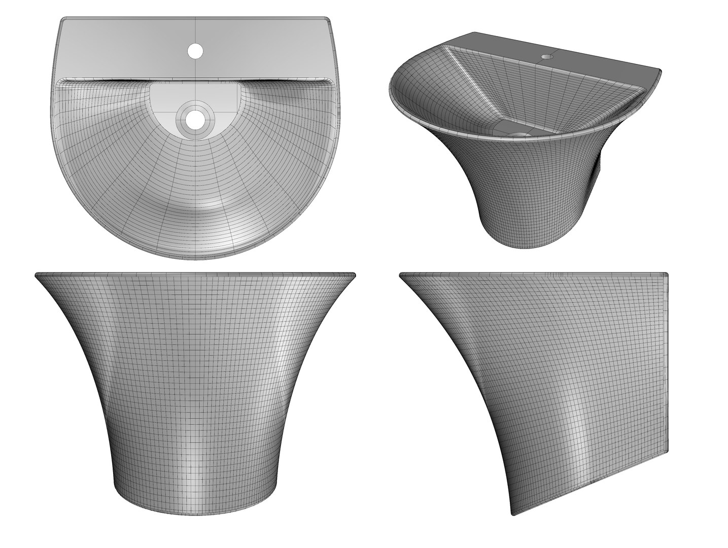 Basin 3D model - TurboSquid 1517780