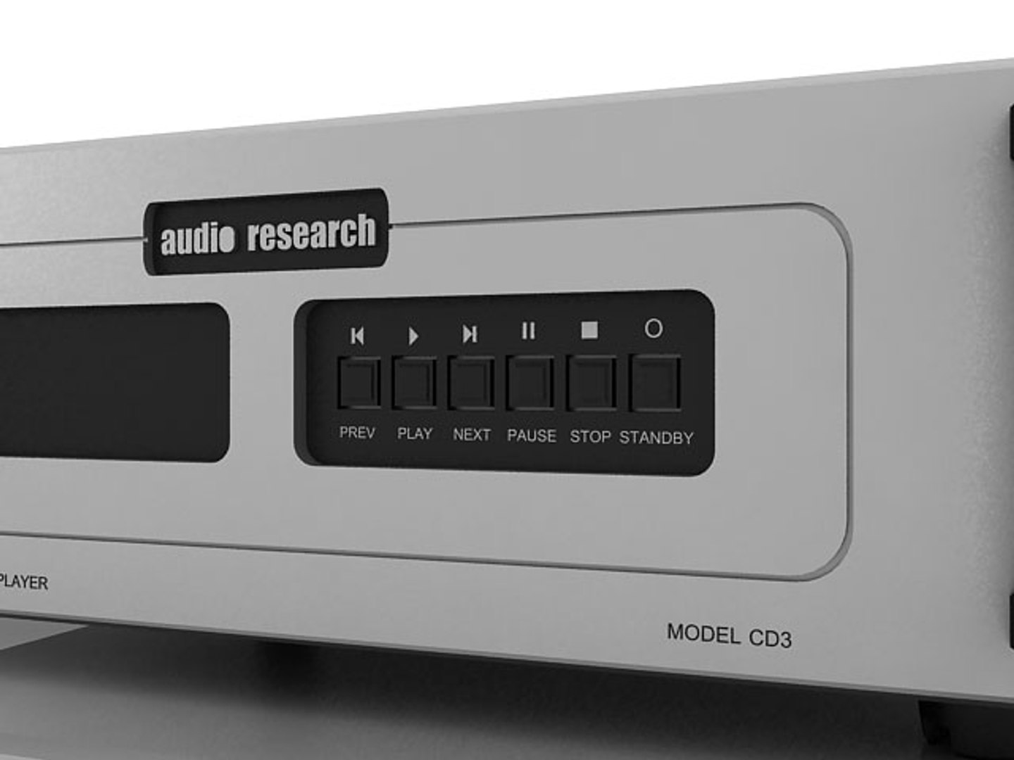 3d model research cd player