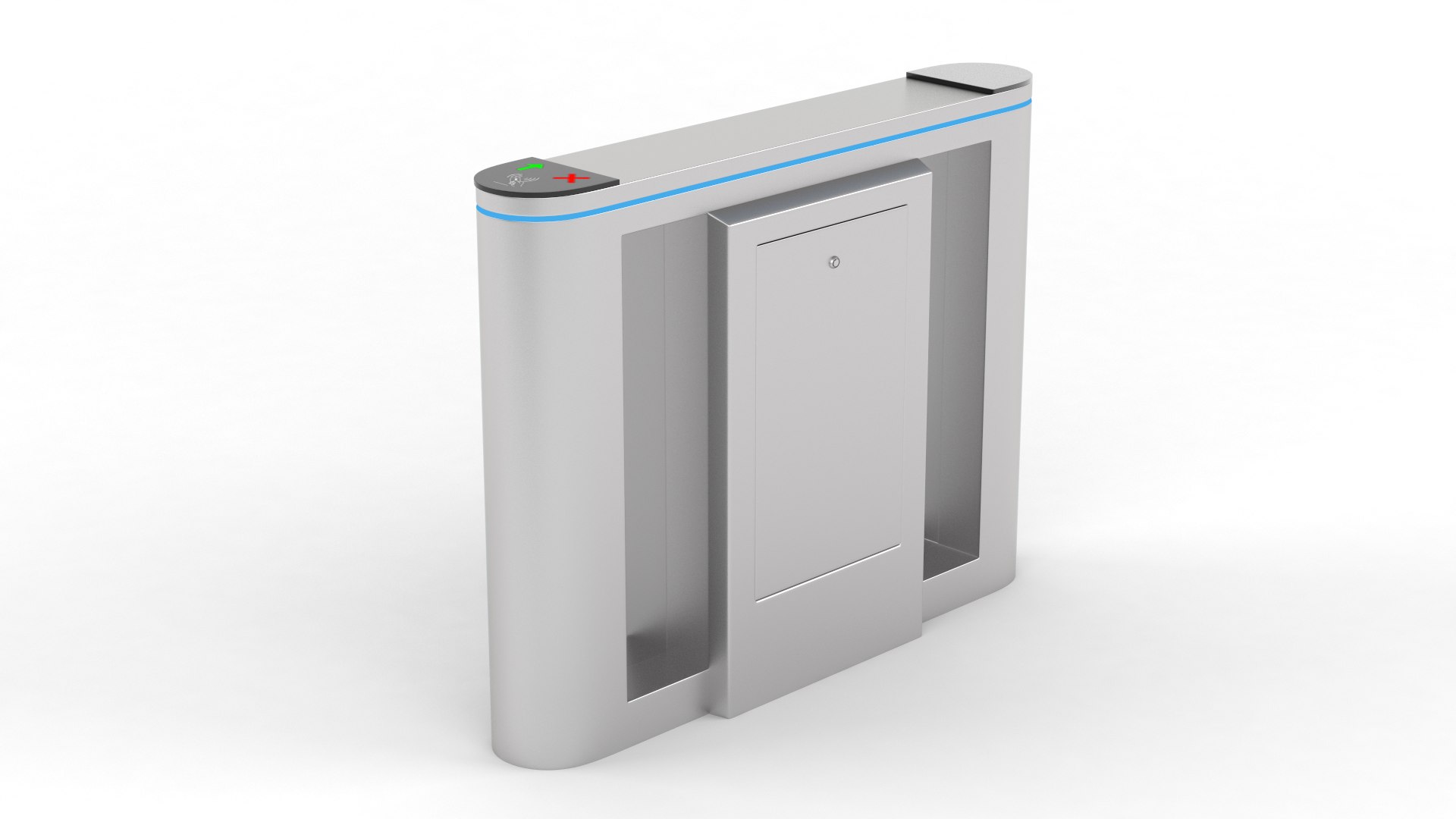 Turnstile Gate 3D Model - TurboSquid 2084867