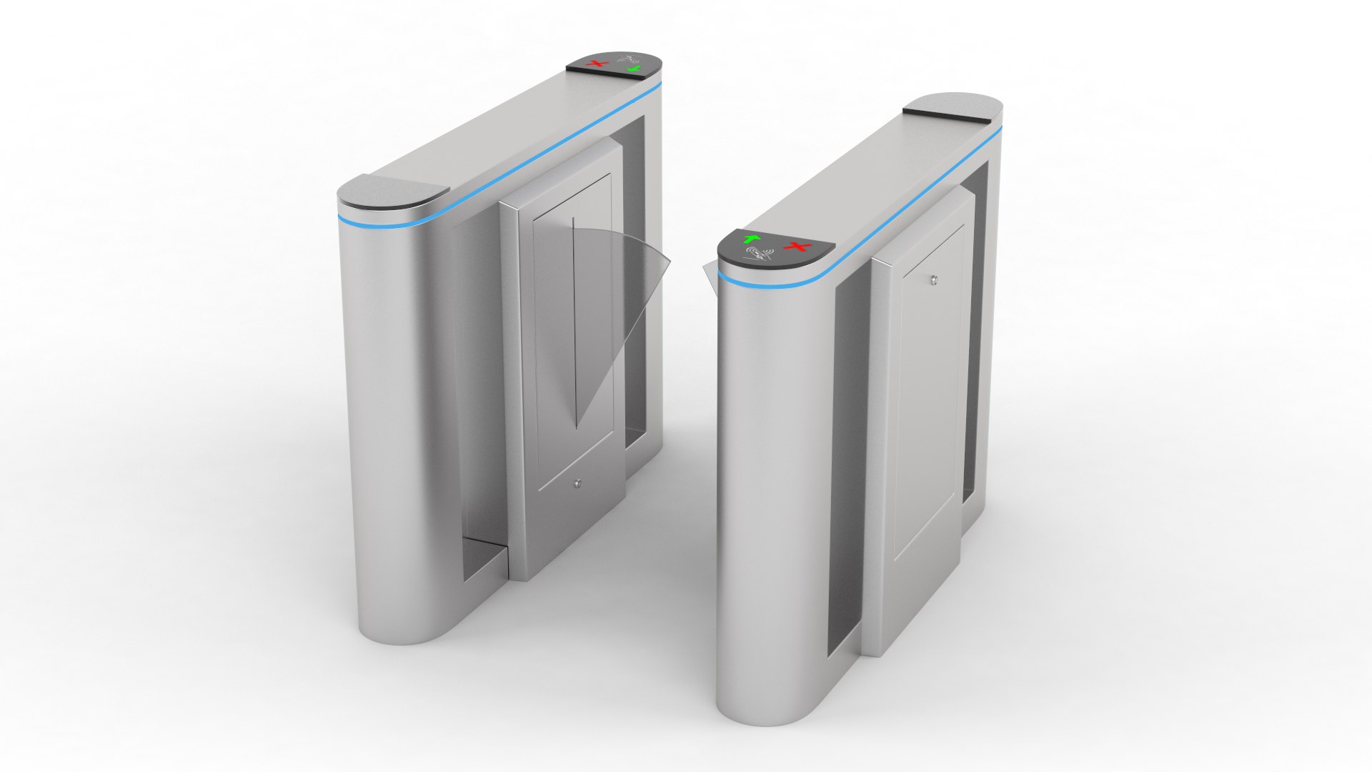 Turnstile Gate 3D Model - TurboSquid 2084867